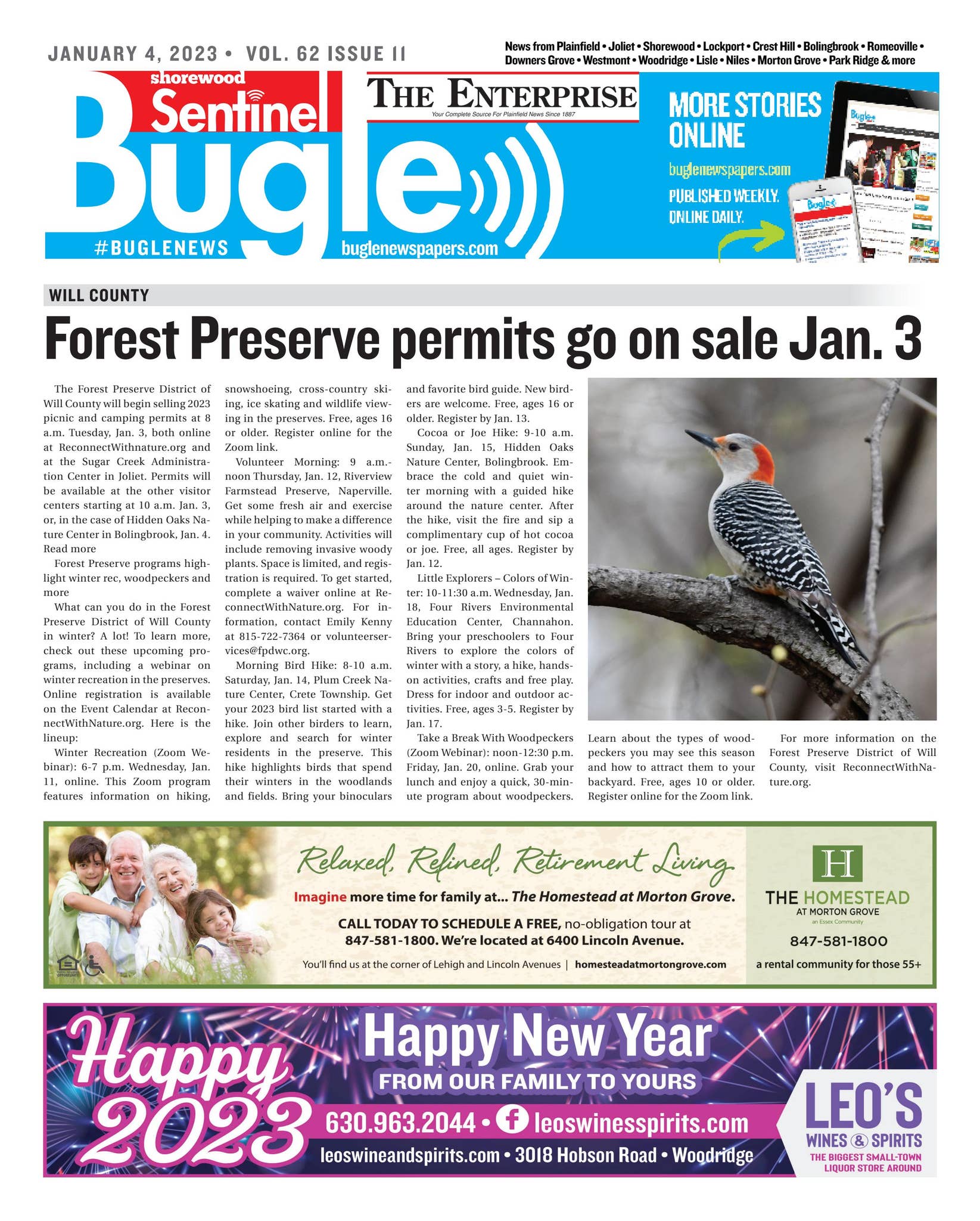 Bugle Newspapers 1-5-23 by Bugle, Sentinel & Enterprise Newspapers - Issuu