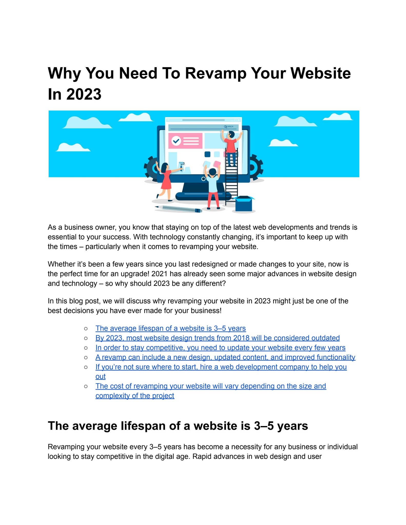 Why You Need To Revamp Your Website In 2023 by BitCot - Issuu