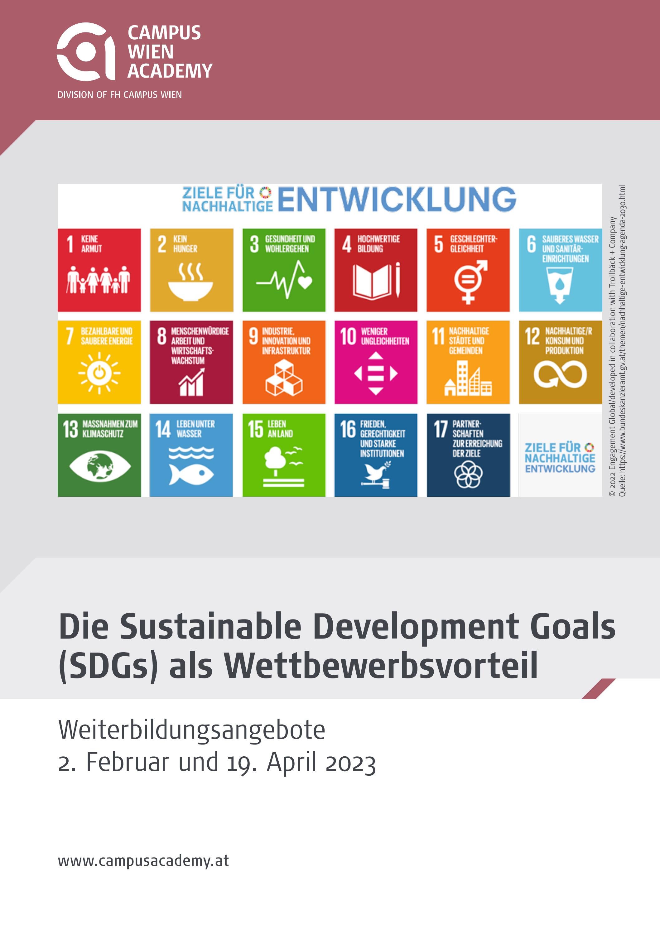 Die Sustainable Development Goals (SDGs) als Wettbewerbsvorteil by ...