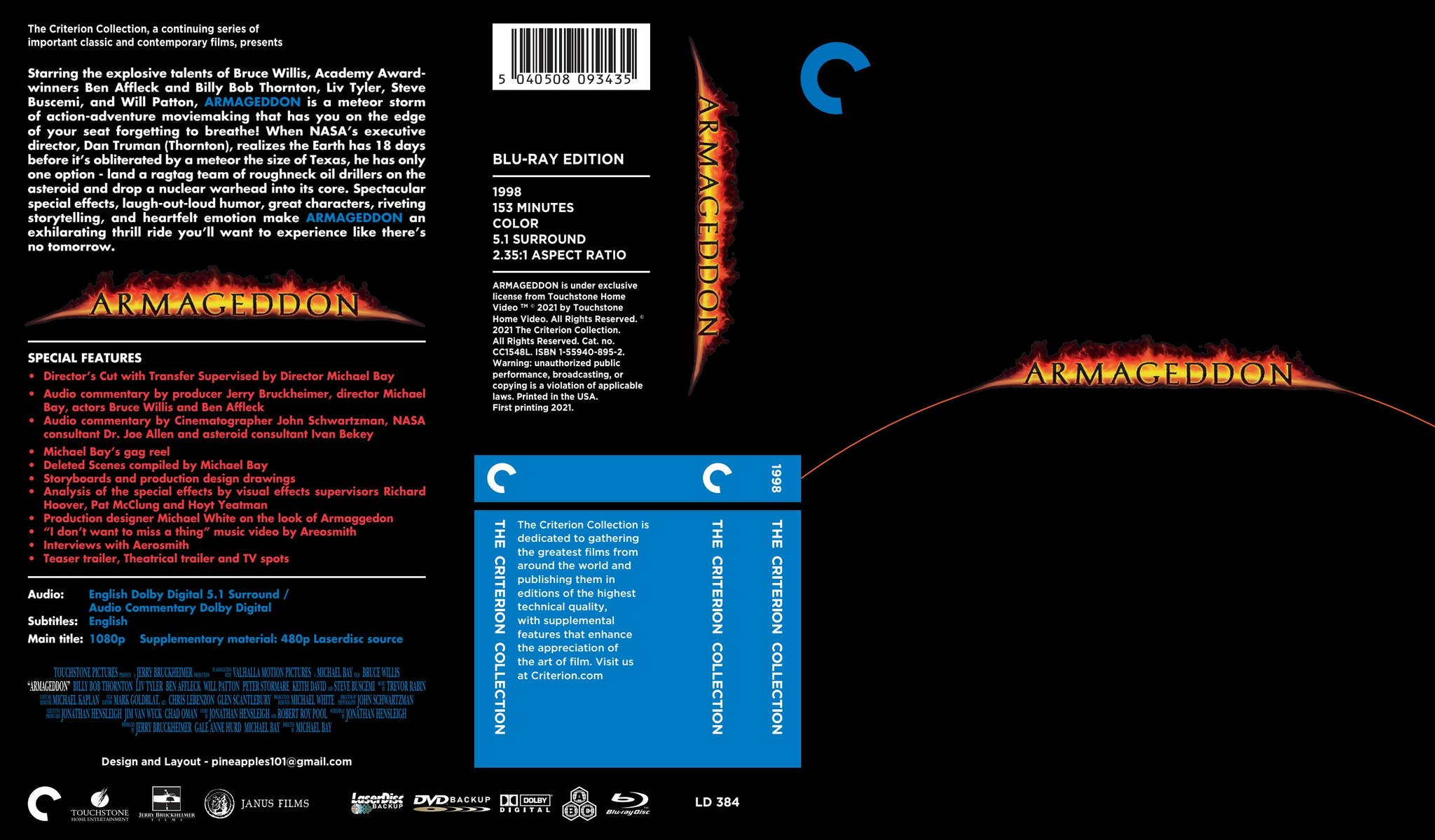 Armageddon - Criterion Collection Laserdisc Preservation by Dave ...