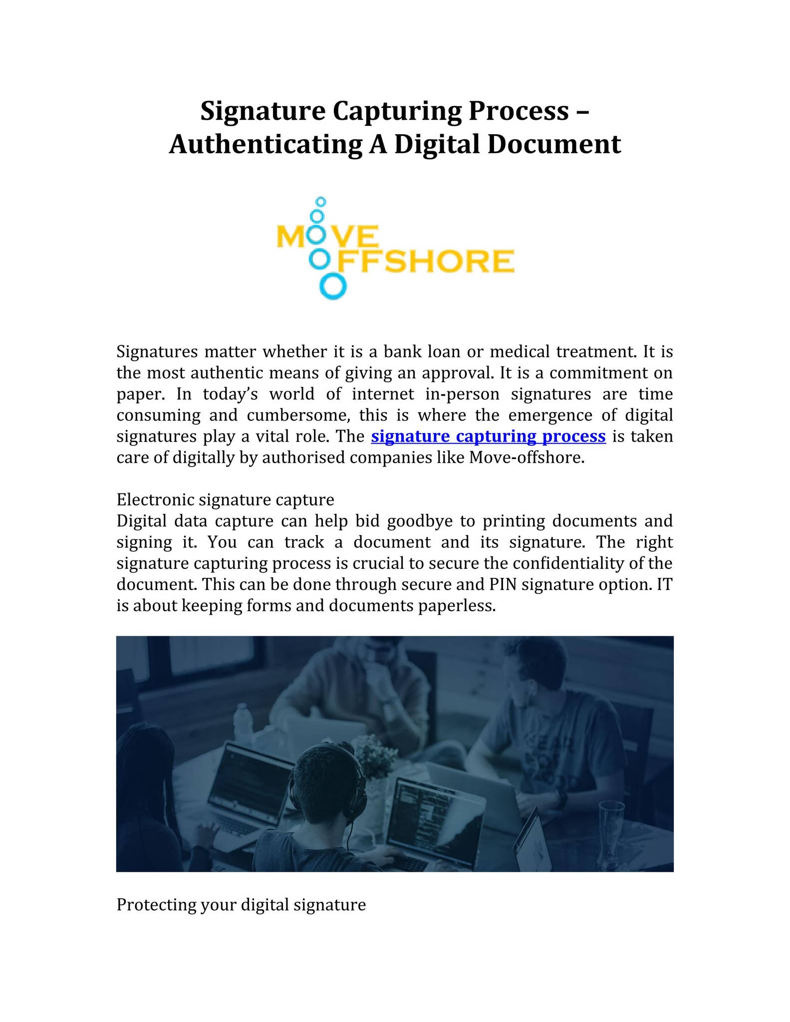 Signature capturing process by Moveoffshore - Issuu