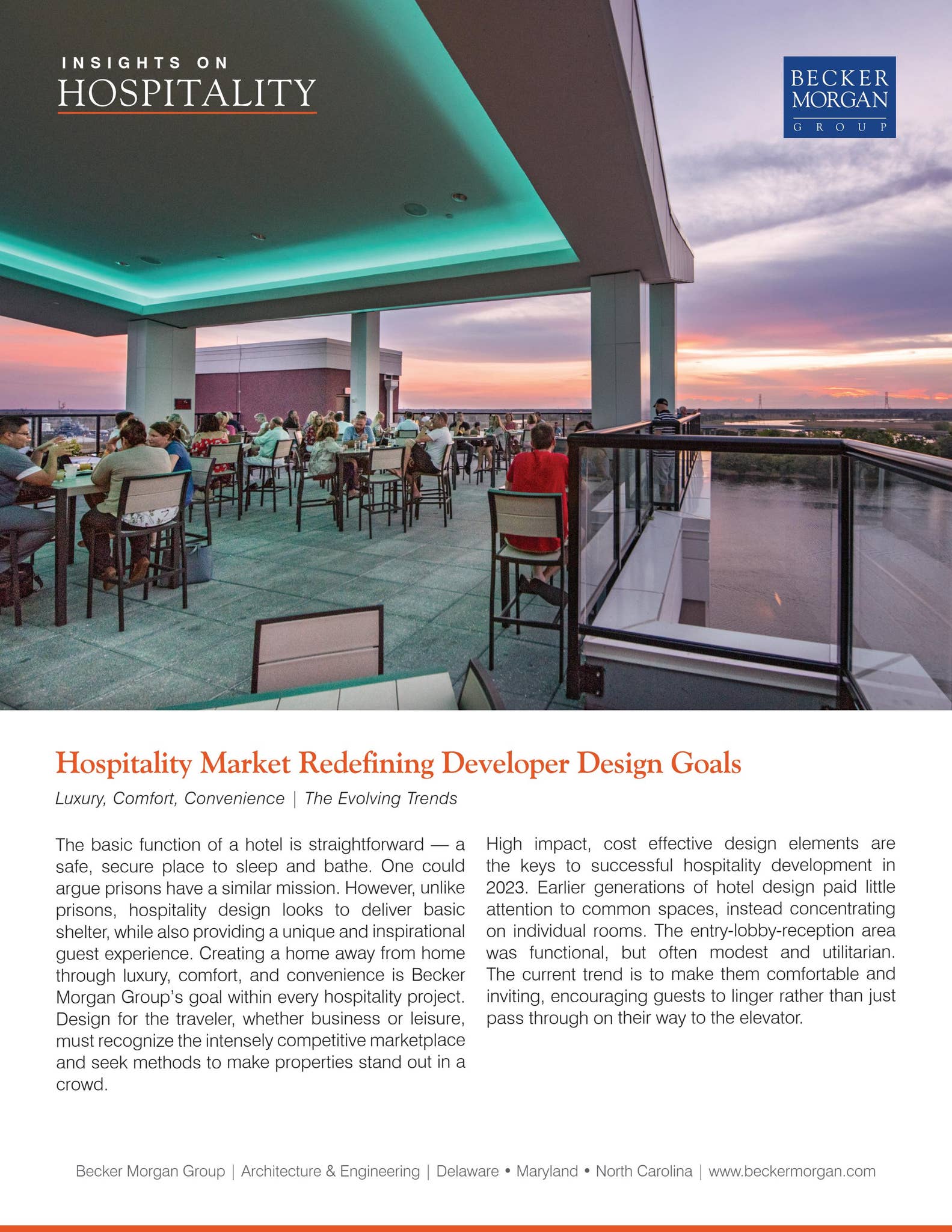 Hospitality Market Redefining Developer Design Goals by ...