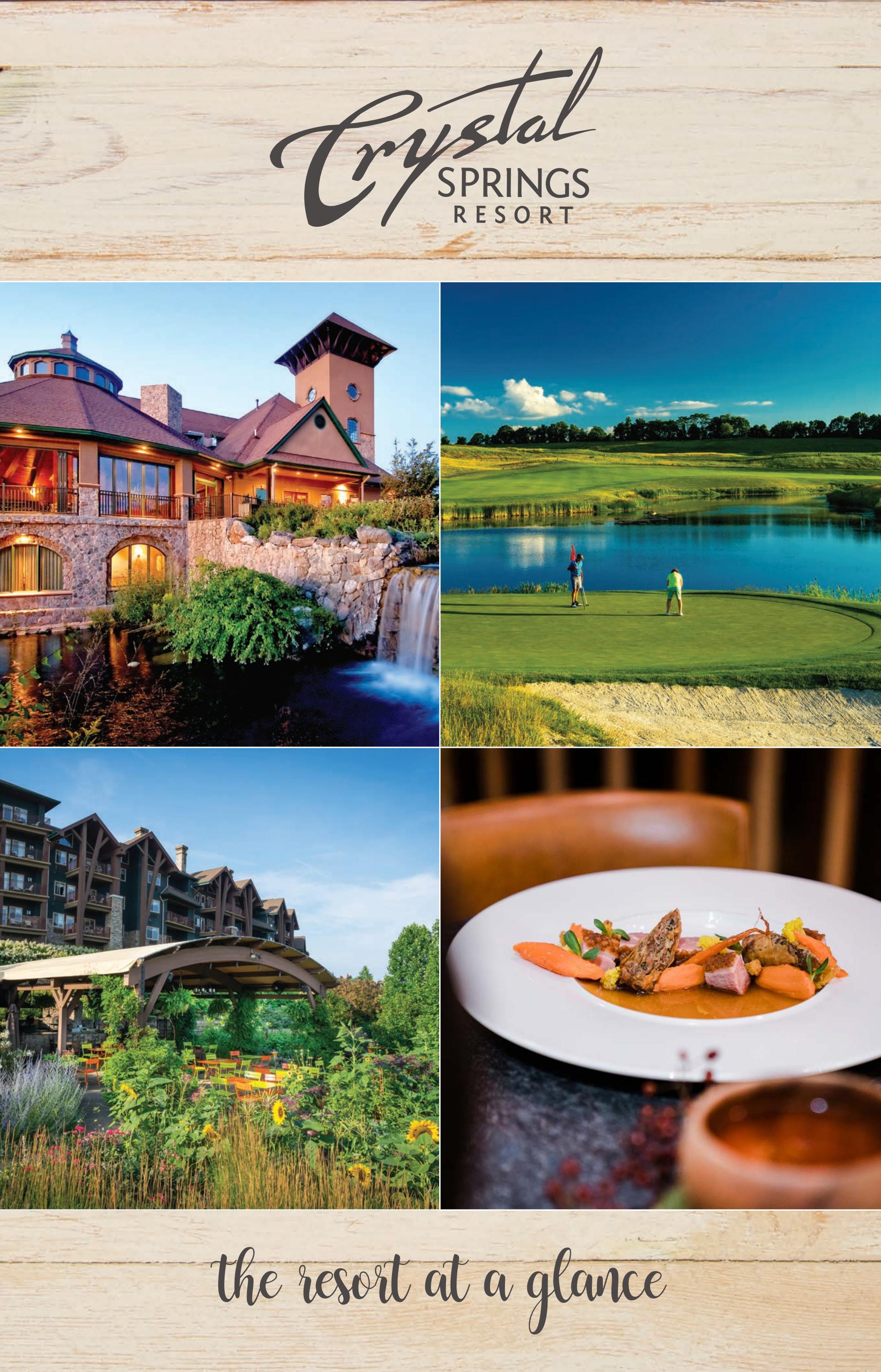 Corporate Coffee Table Book by Crystal Springs Resort - Issuu