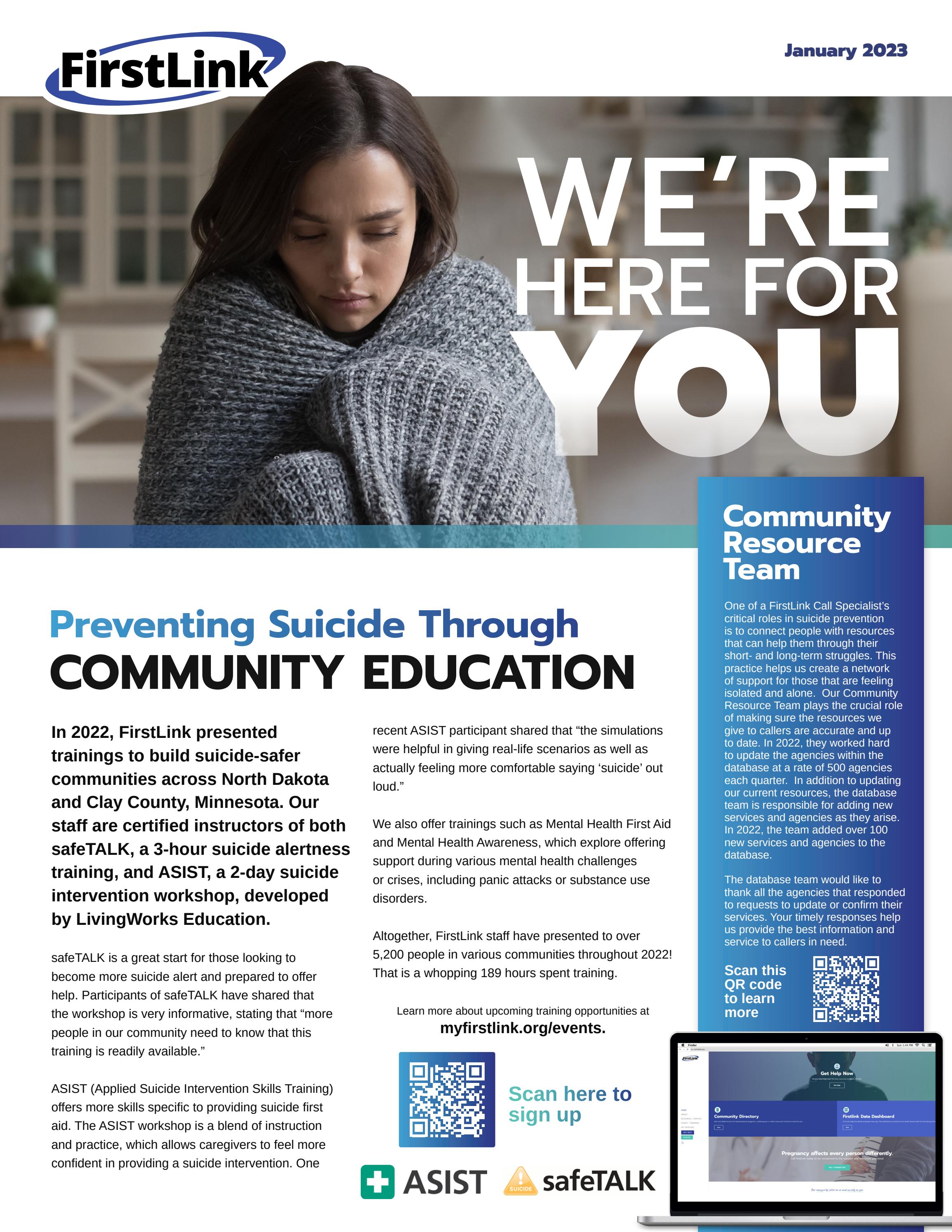 January 2023 FirstLink Newsletter by Tellwell - Issuu