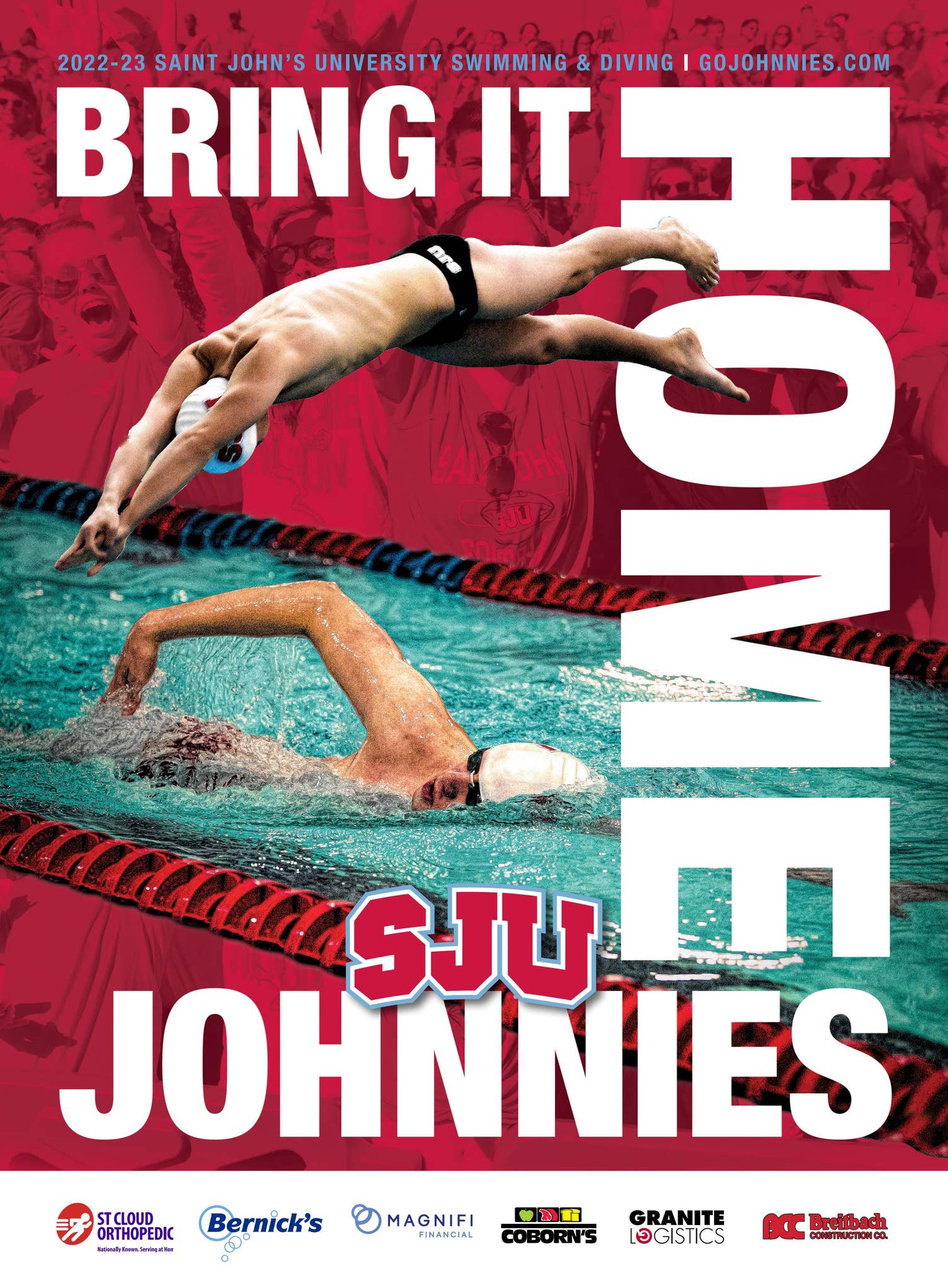 SJU Swimming & Diving Program 2022-23 by CSB+SJU - Issuu