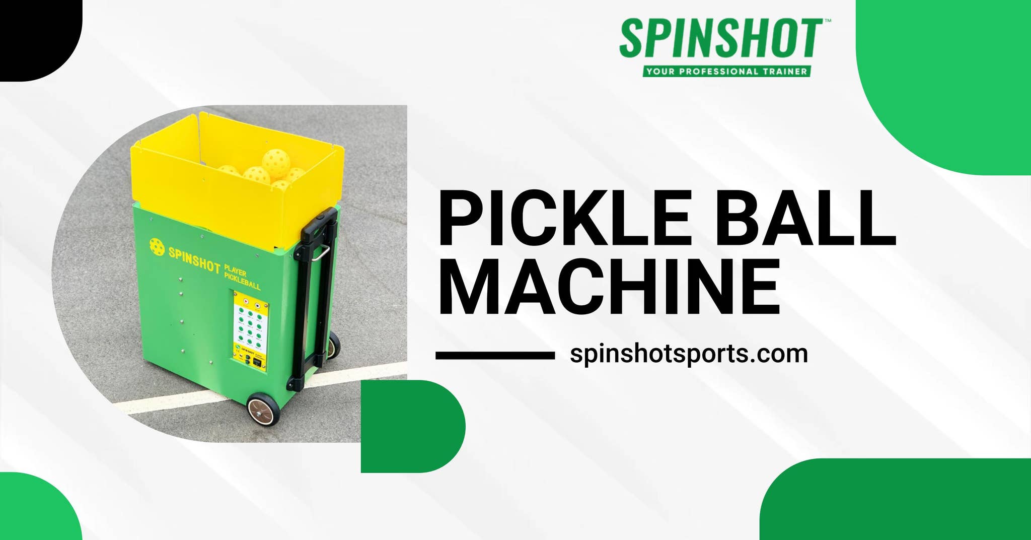 Pickle ball machine by Spin Shot Sports. by Spinshotsports - Issuu