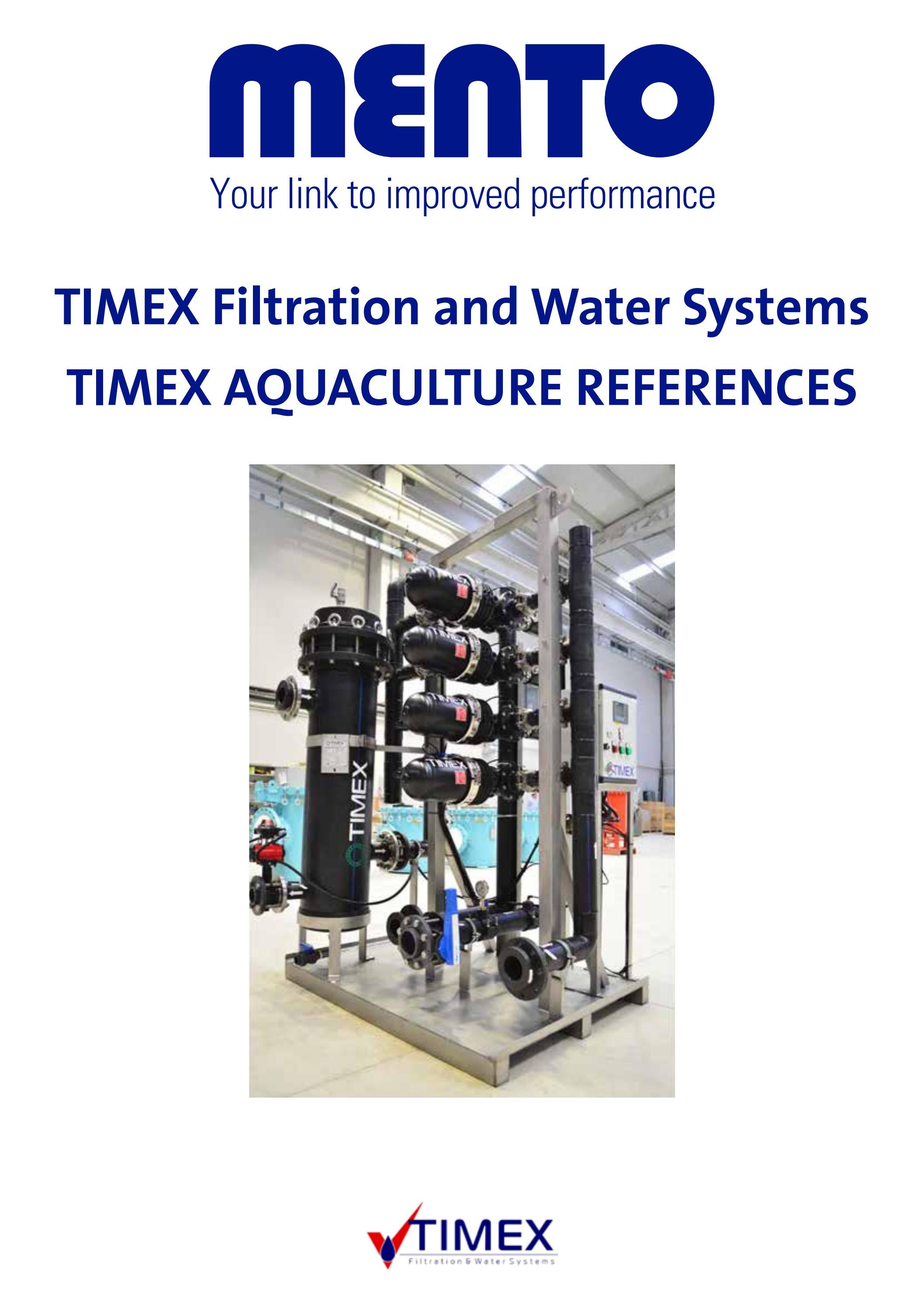 Timex Filtration and Water Systems - Aquaculture references by Mento-AS ...