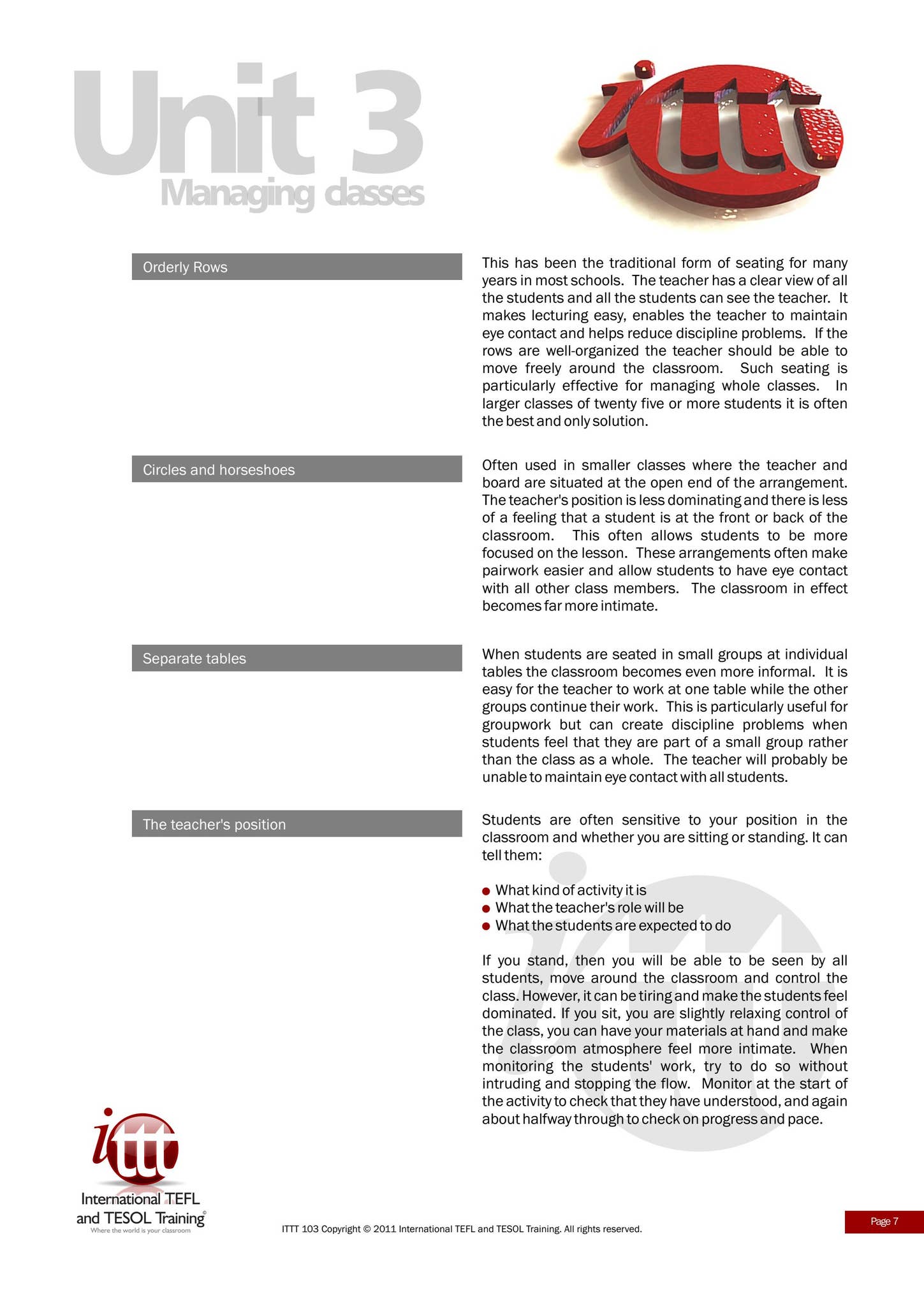 60-hour Course | Unit 3 by ITTT - International TEFL & TESOL Training ...