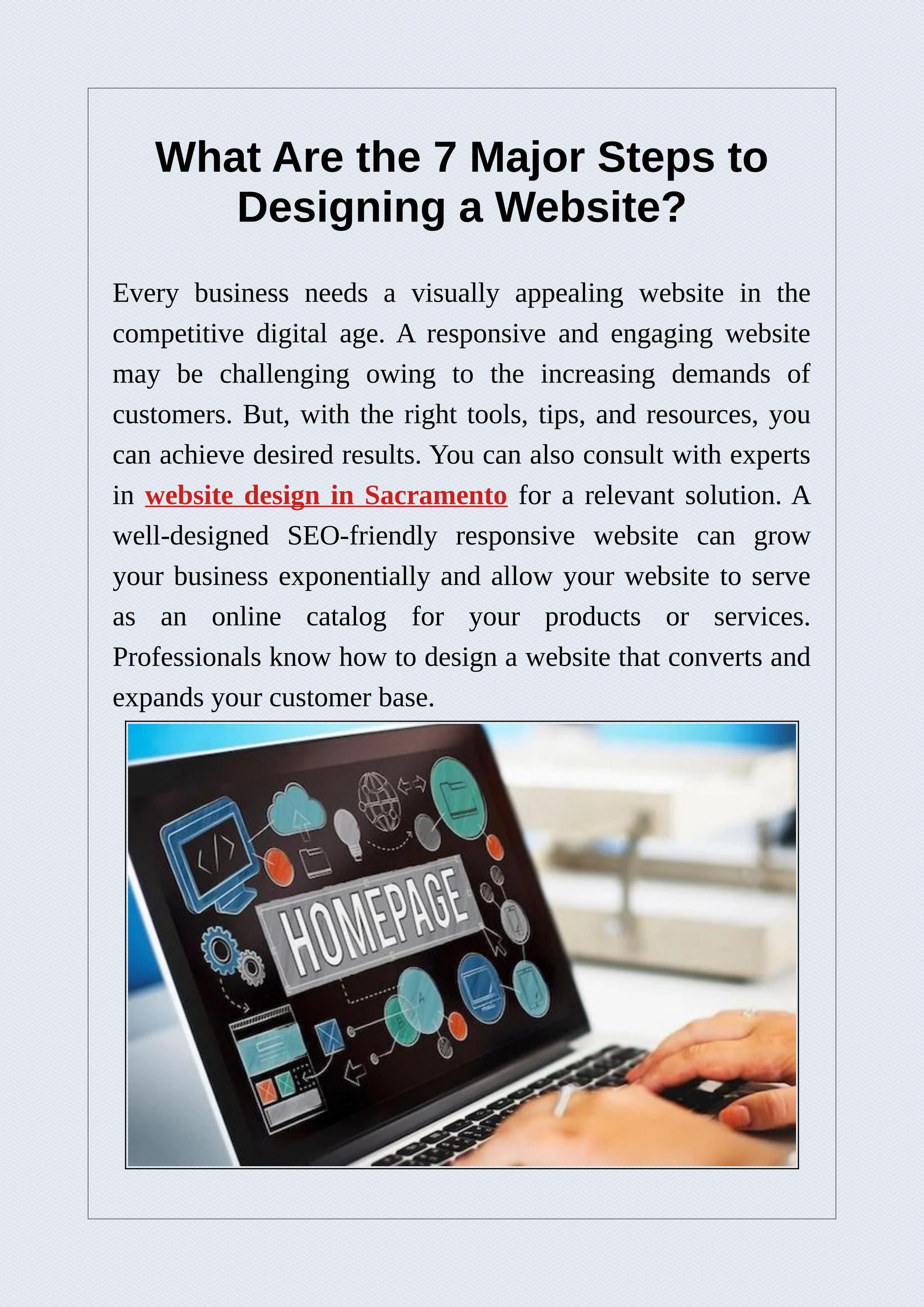 Essential Website Design Steps? by Velocity Media Lab - Issuu