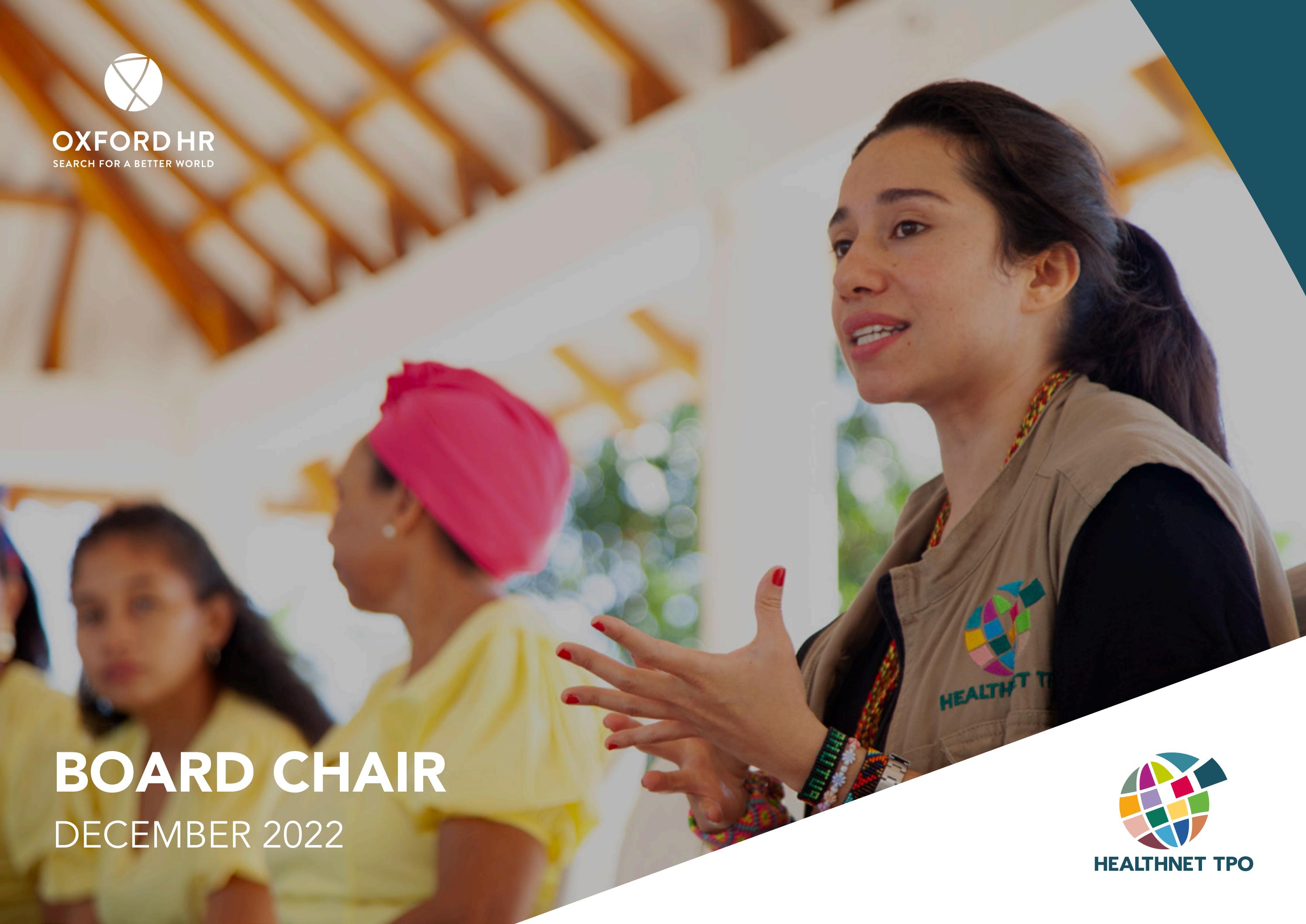 HealthNet TPO – Board Chair by Oxford HR - Issuu