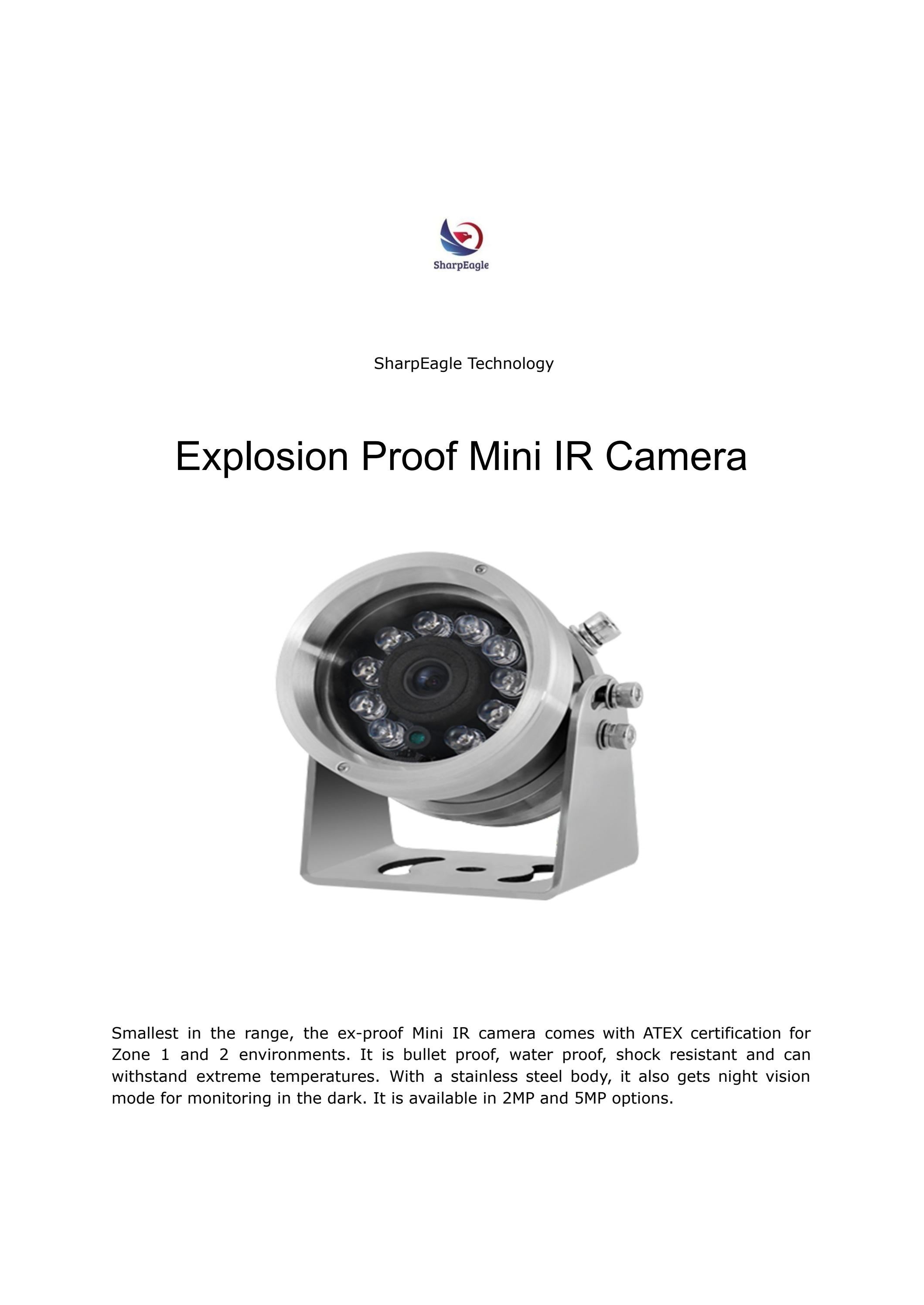 Explosion Proof Mini IR Camera by SharpEagle Technology - Issuu