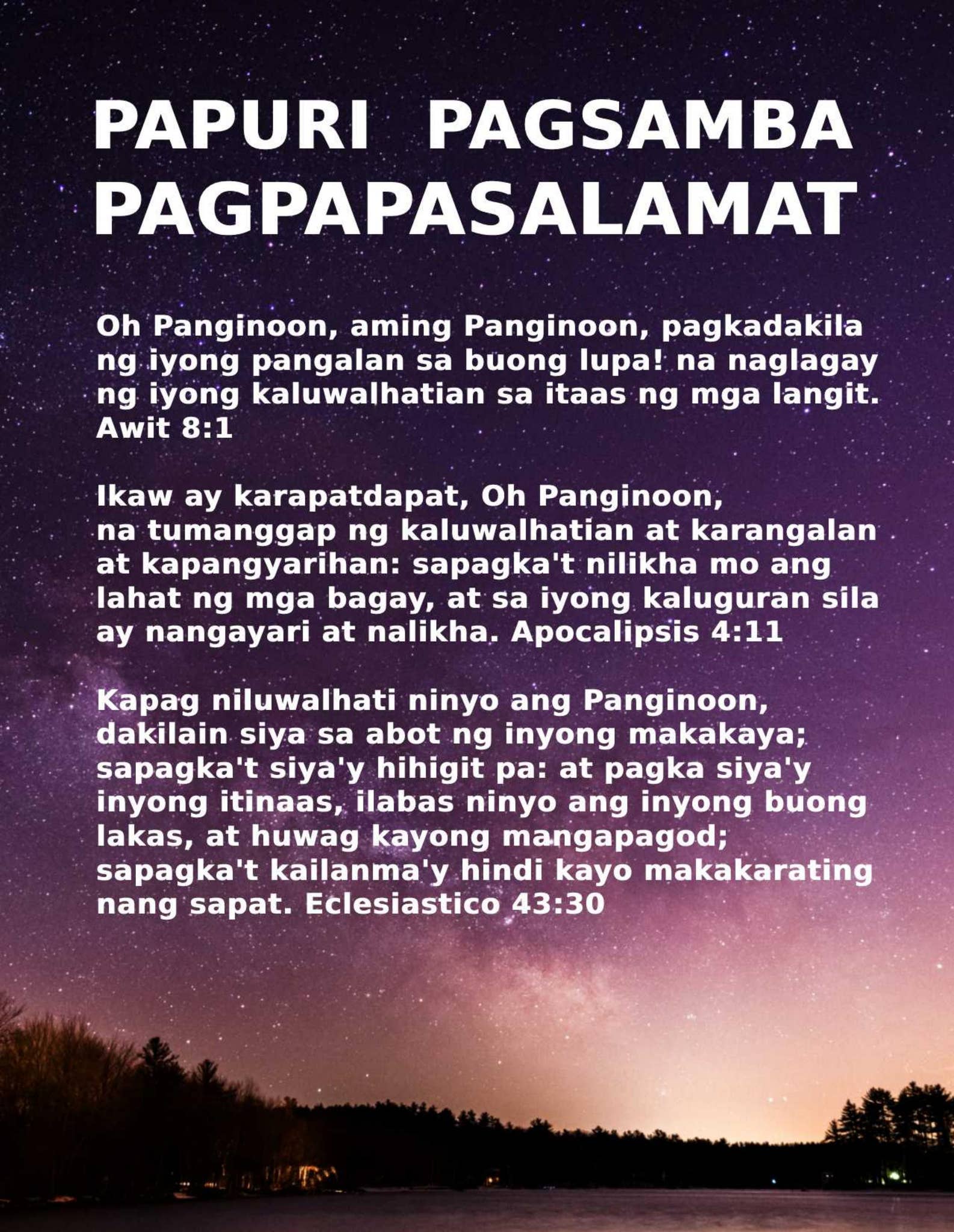 Tagalog Praise Worship Thanksgiving Tract by Filipino Tracts and ...