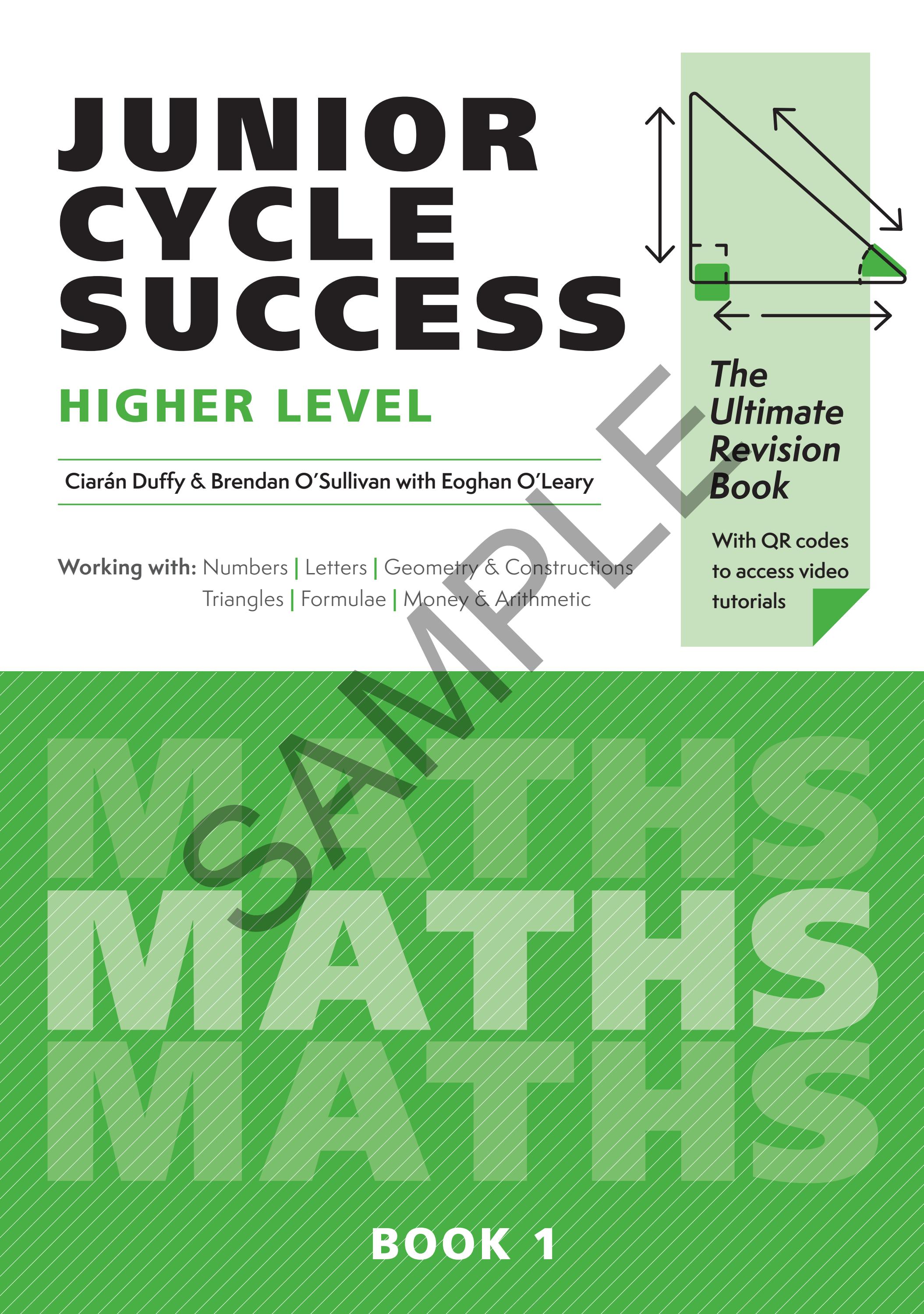 JC Success - Maths 1 - Website Sample by The Examcraft Group - Issuu