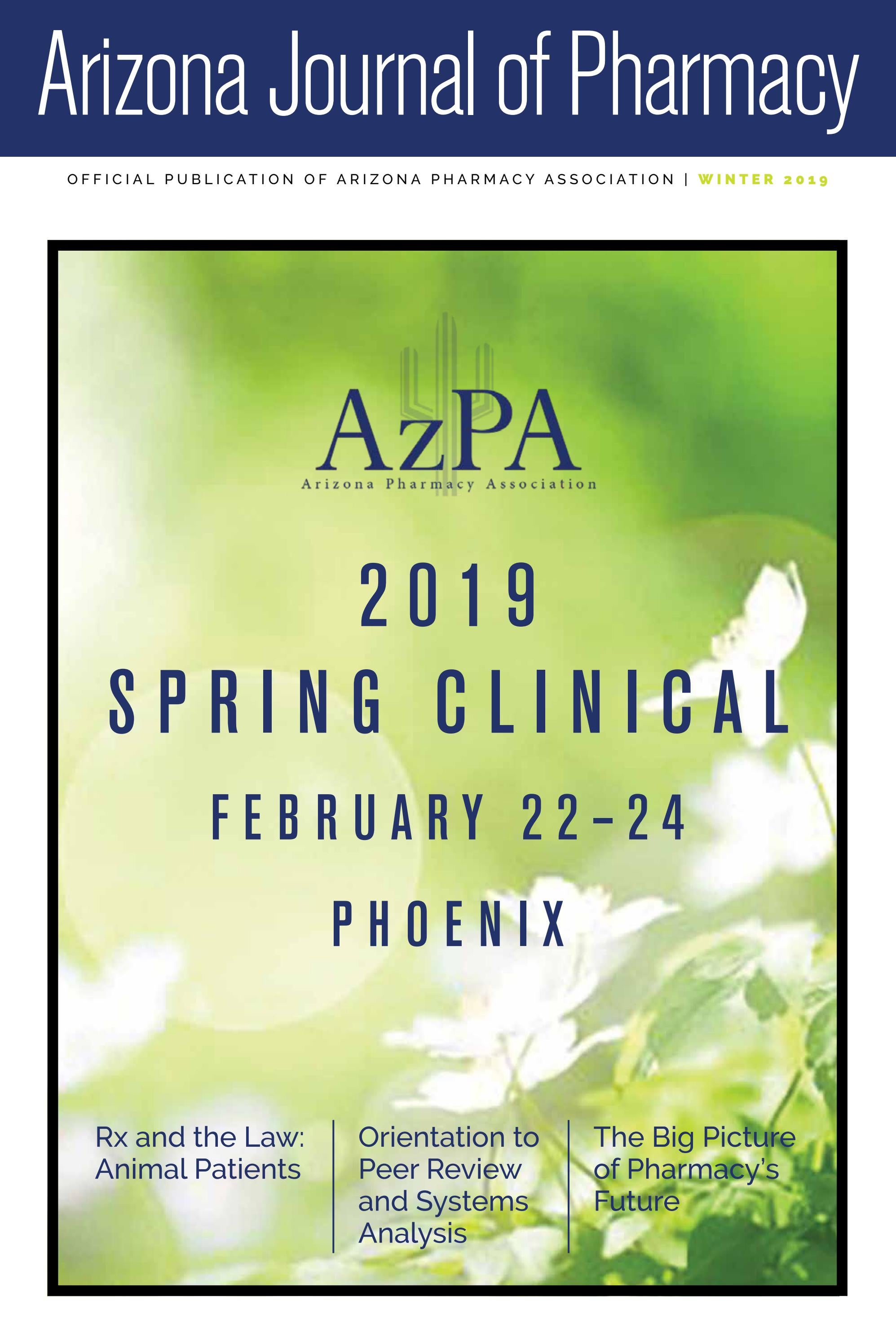 AJP Winter 2019 by Arizona Pharmacy Association - Issuu