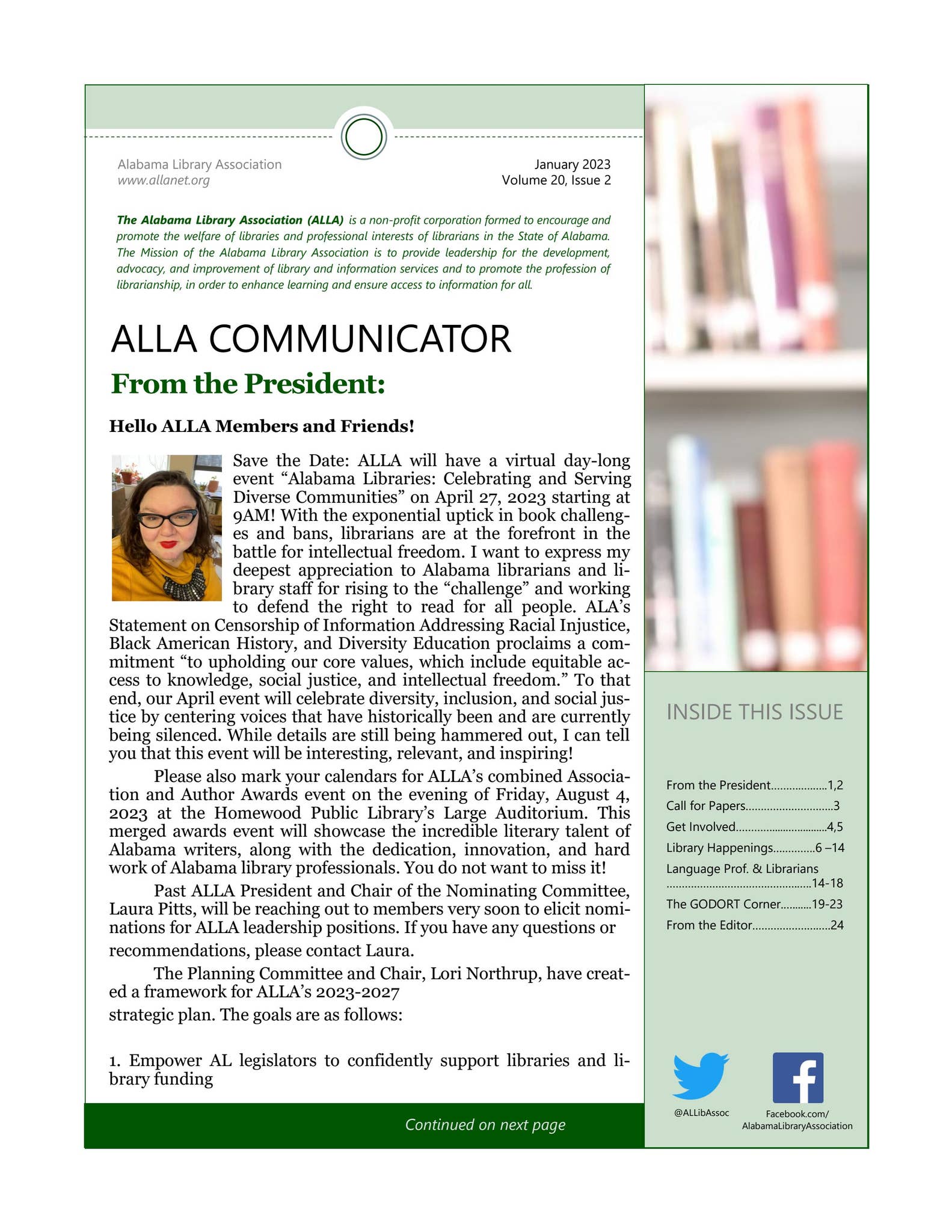 ALLA COMmunicator, Vol. 20, Issue 2 by ALLA Publications - Issuu