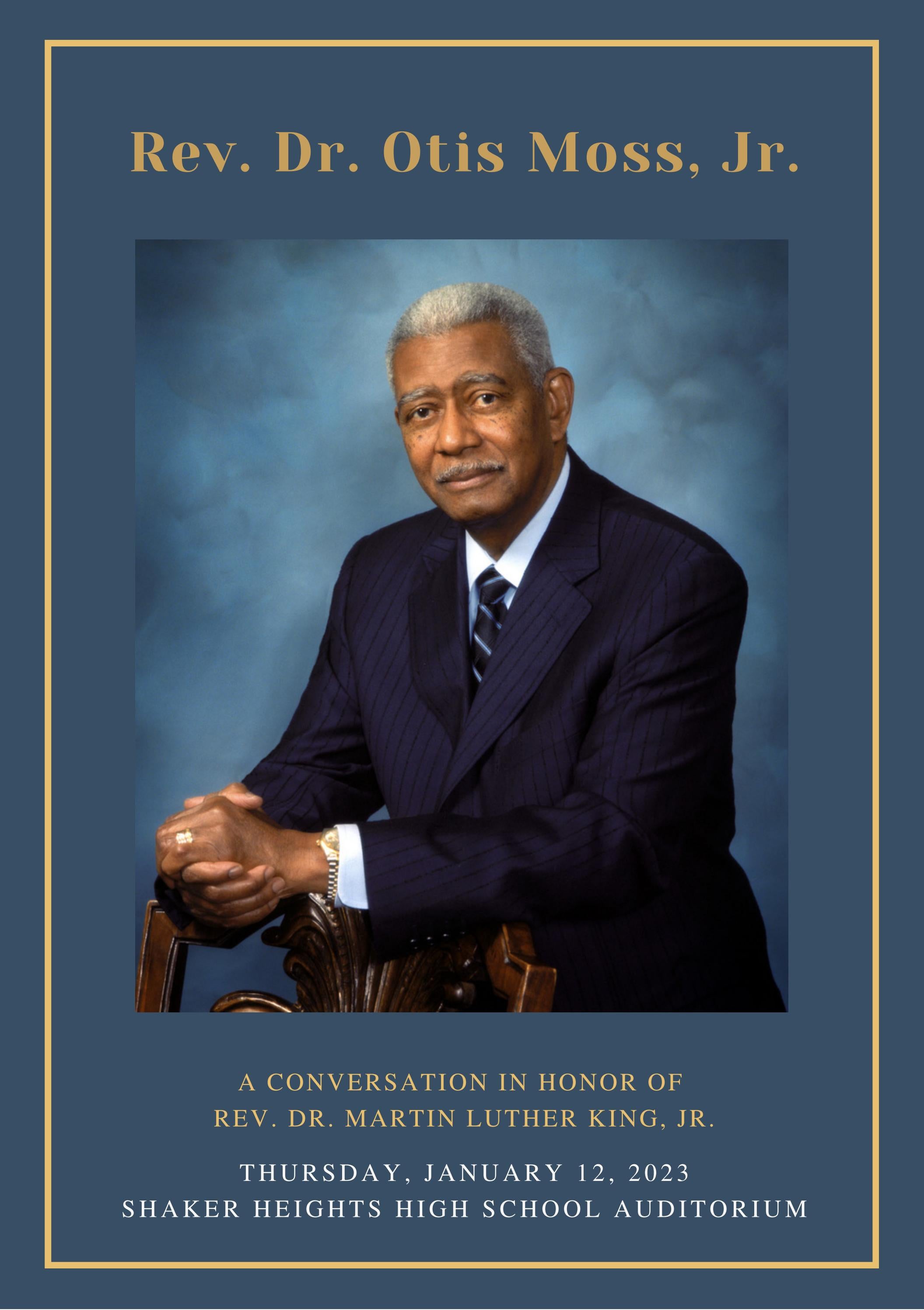 A Conversation with Reverend Dr. Otis Moss, Jr by Shaker Schools - Issuu