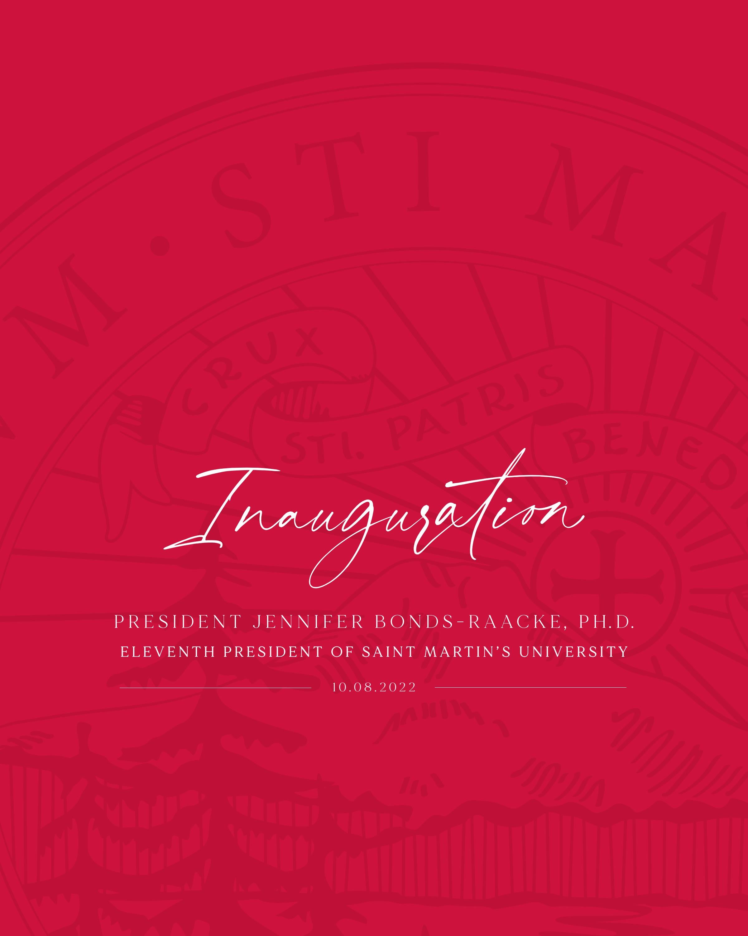 Inauguration Program of the 11th President by Saint Martin's University ...