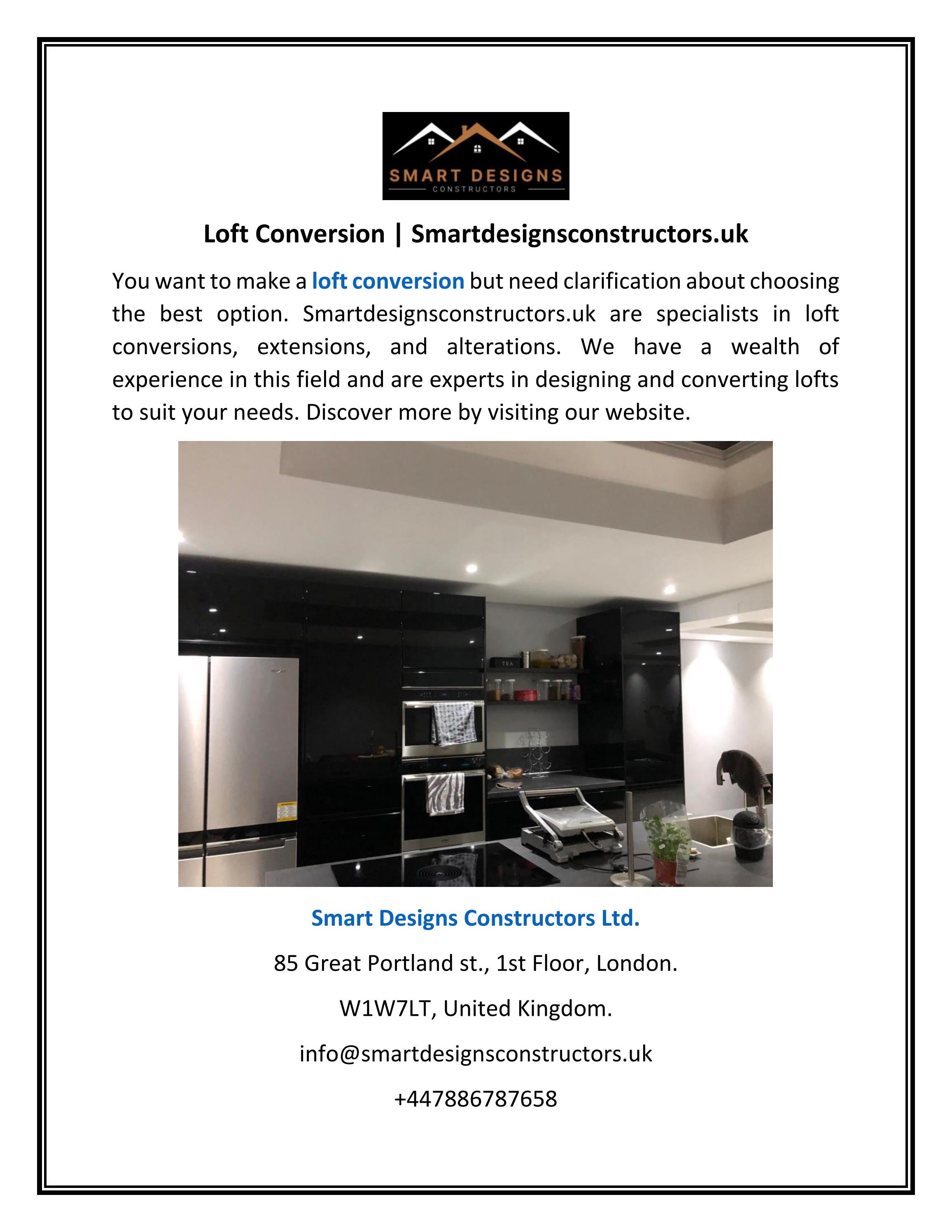 Loft Conversion | Smartdesignsconstructors.uk by ...