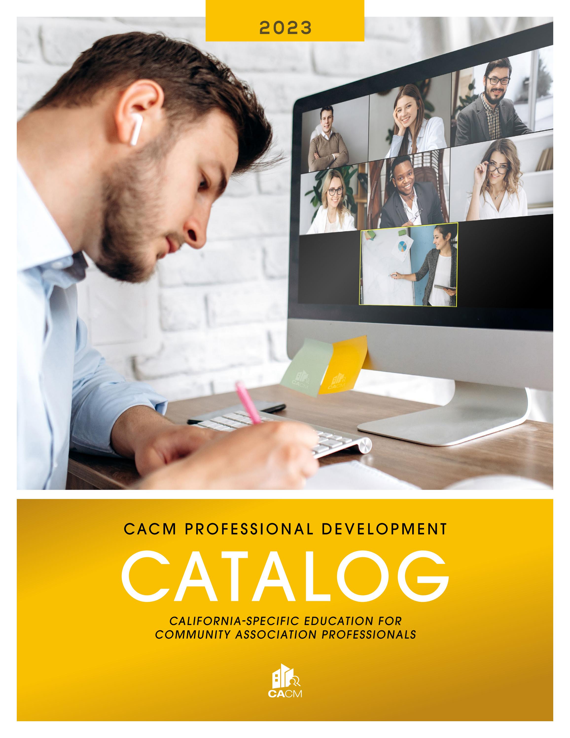 2023 Education Catalog by CACM-California Association of Community ...