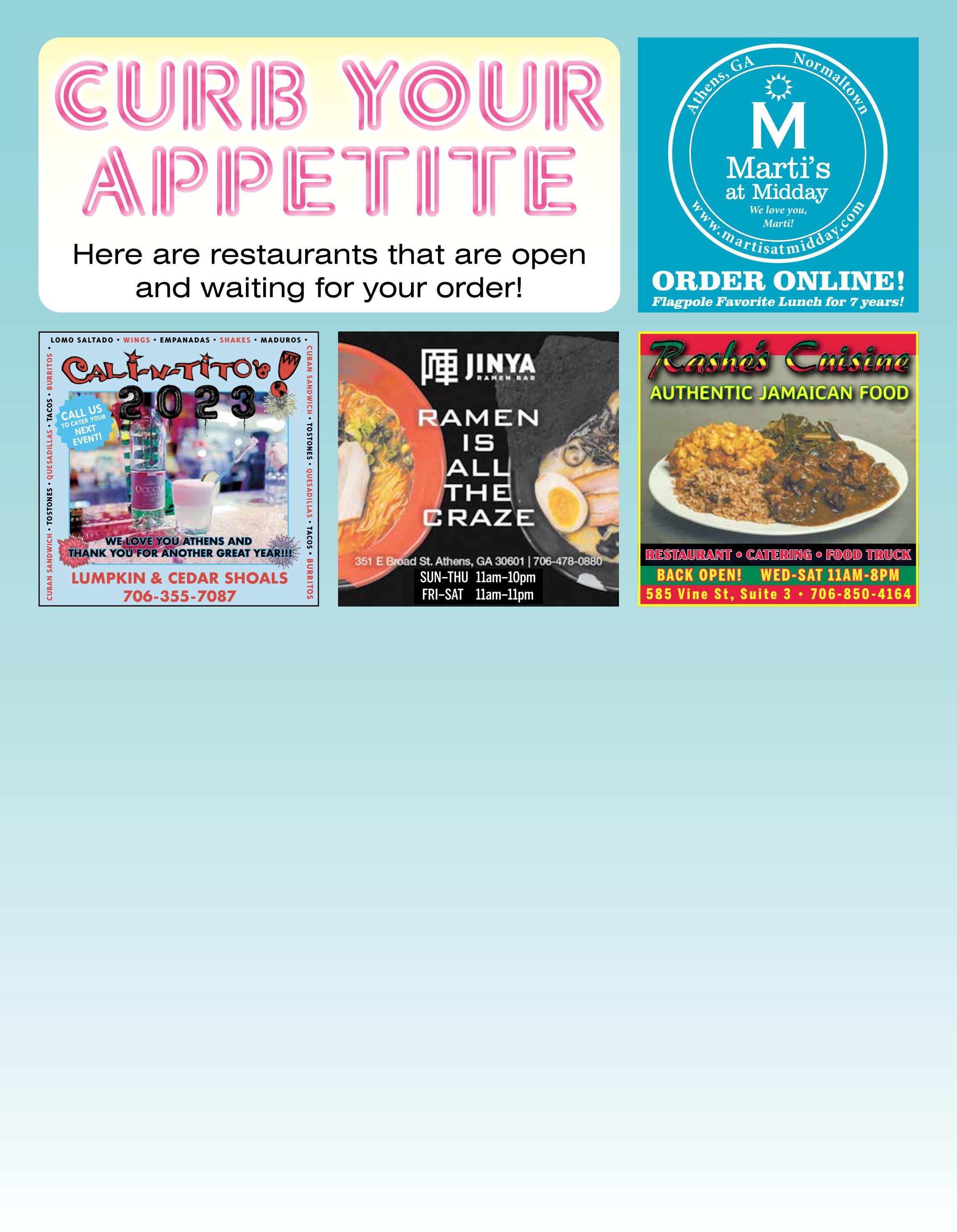 Curb Your Appetite 01-11-23 by Flagpole Magazine - Issuu