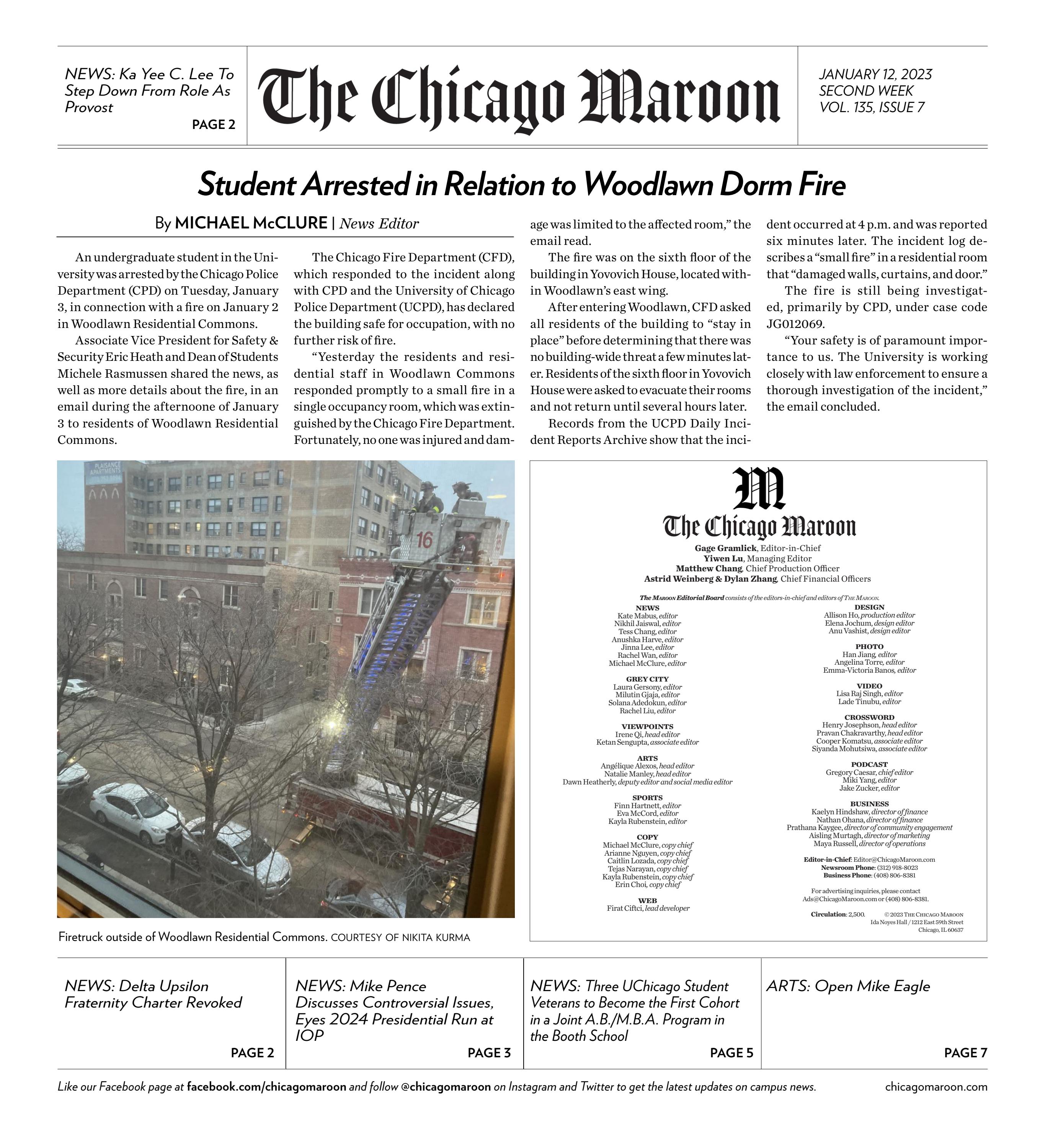 011223 by Chicago Maroon - Issuu