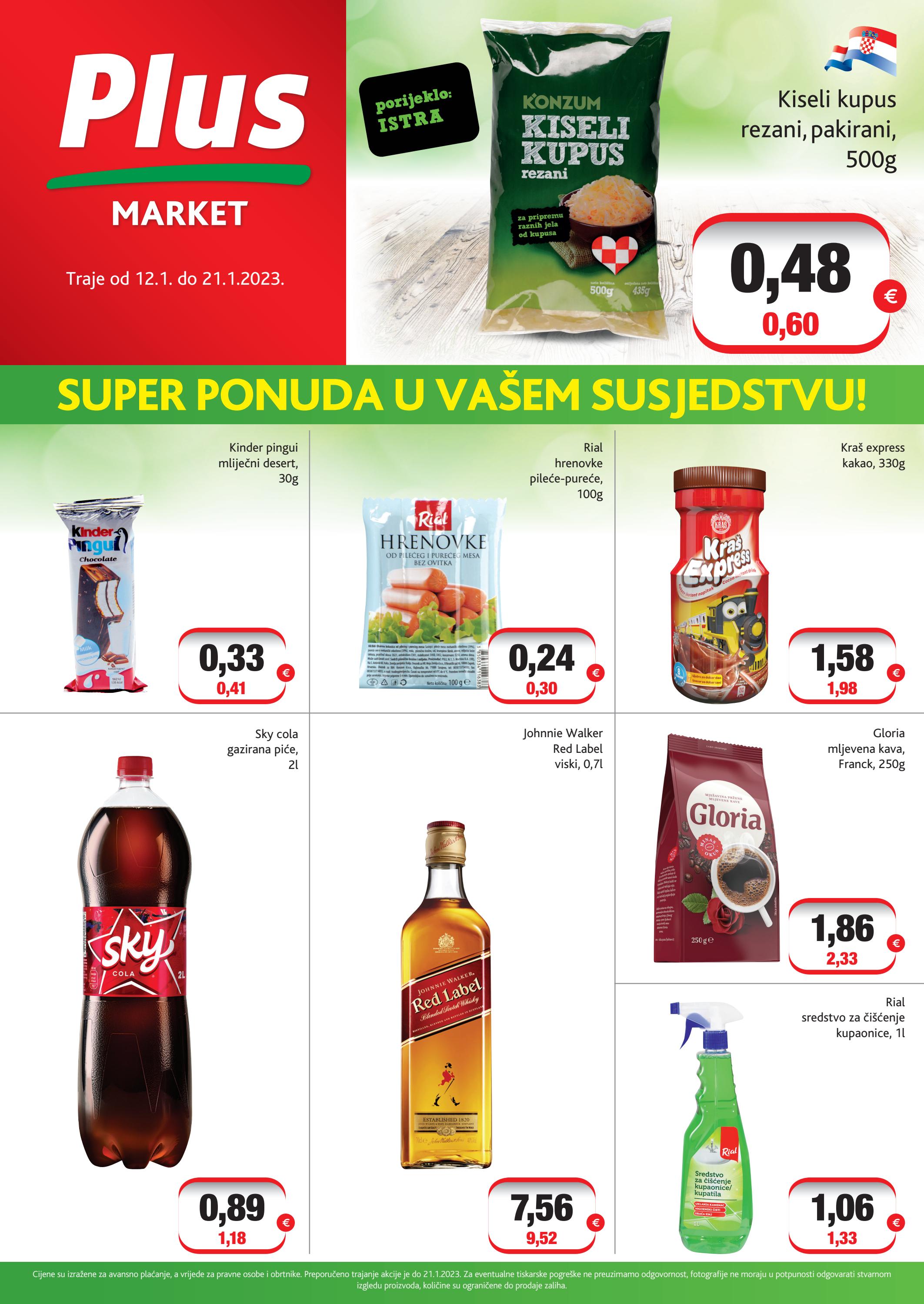 Velpro letak Plus market - od 12.1. do 21.1. by Konzum - Issuu