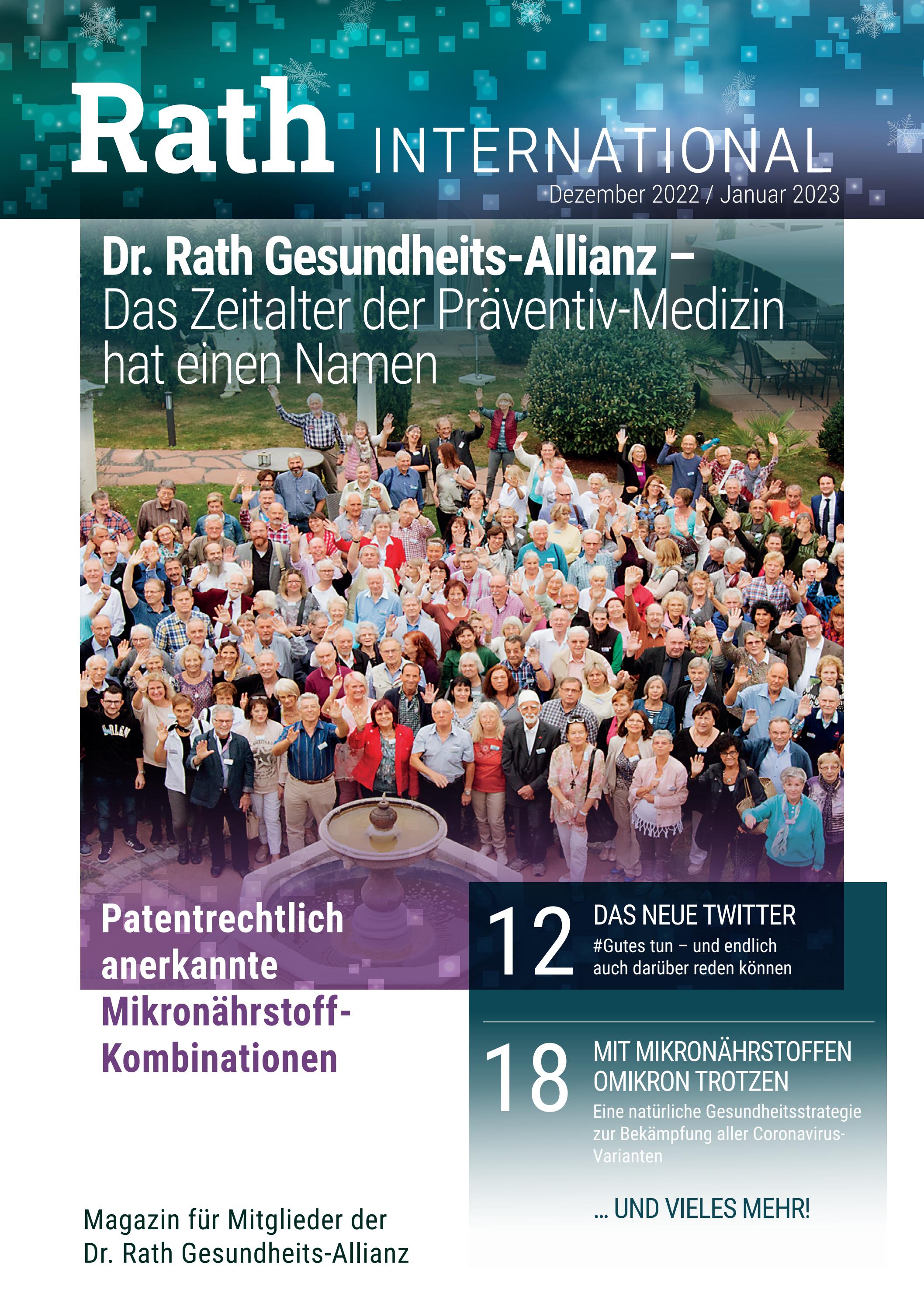 Rath international Ausgabe 04/2022 by Dr. Rath - Issuu