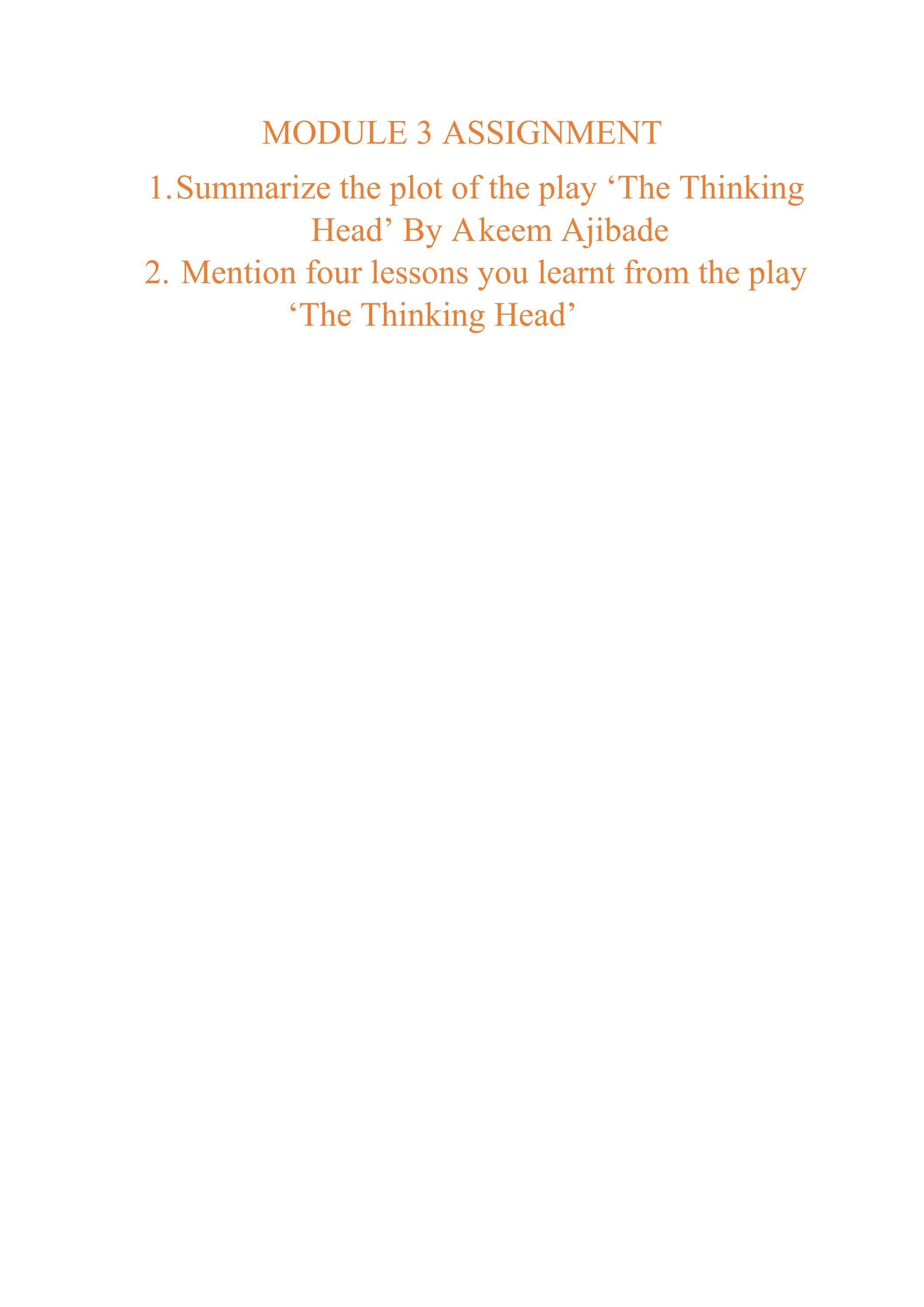 MODULE 3 ASSIGNMENT by Gra chef - Issuu