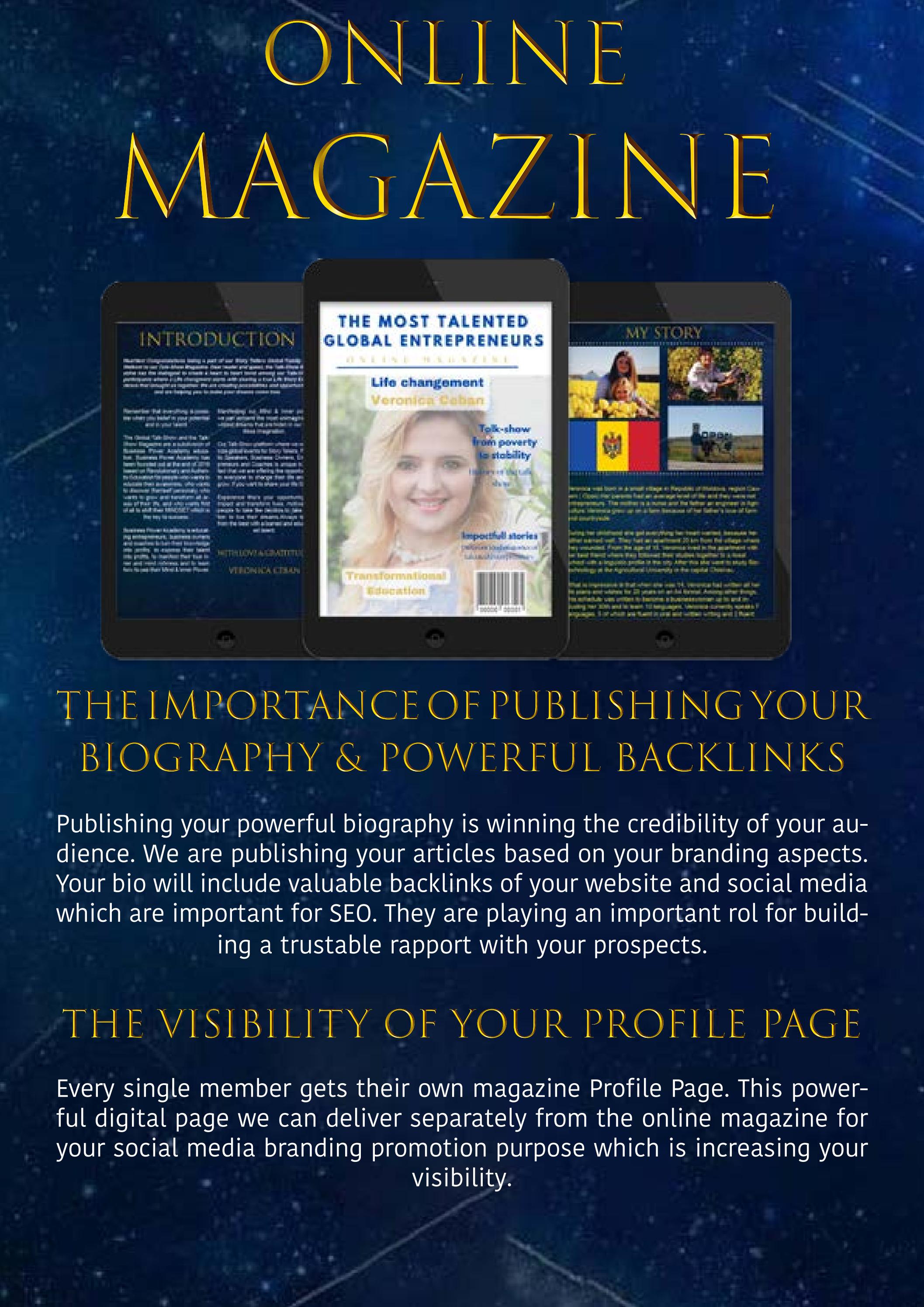 Online magazine infopage by BUSINESSPOWERACADEMY - Issuu