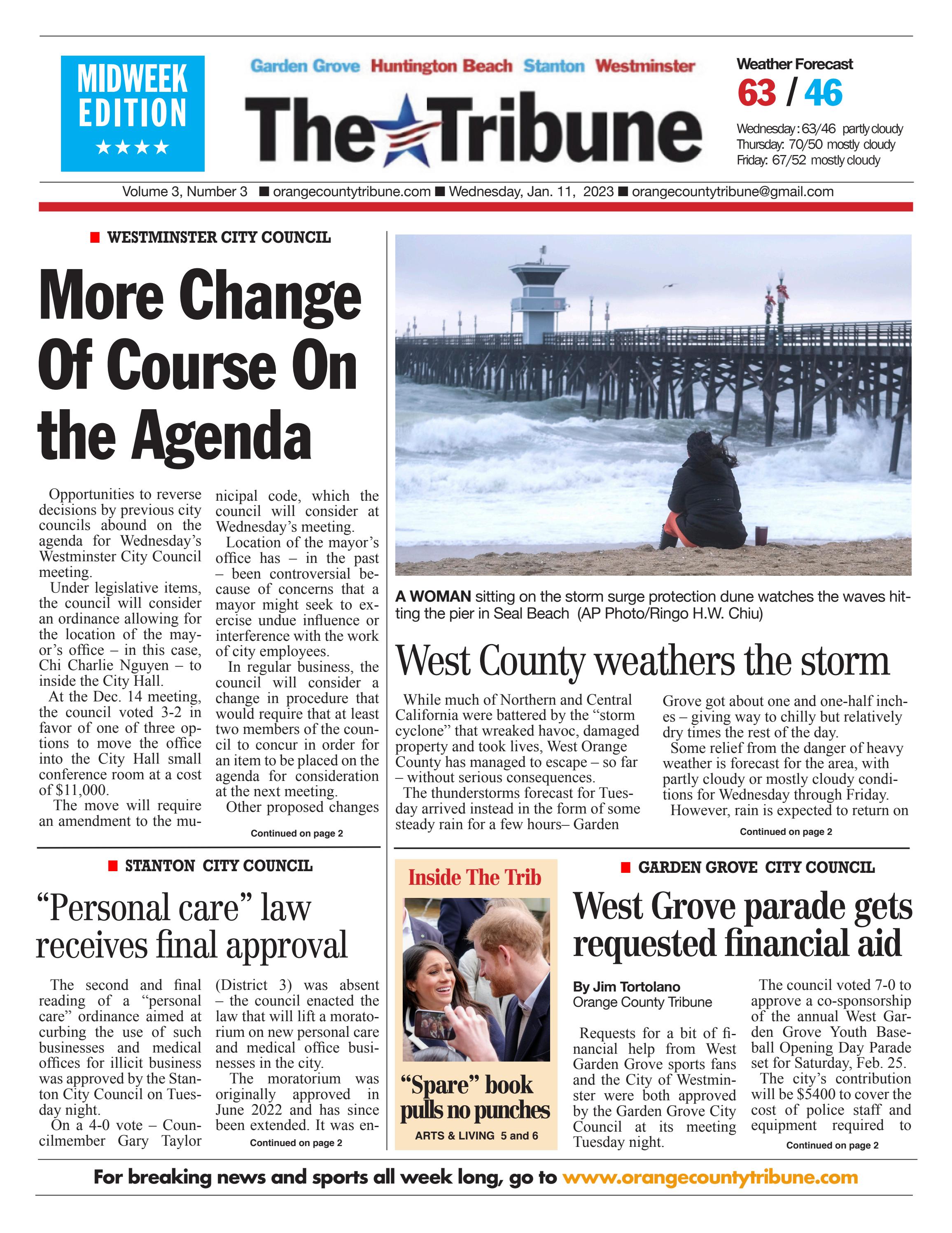 The Orange County Tribune Jan. 11, 2023 by orangecountytribune - Issuu