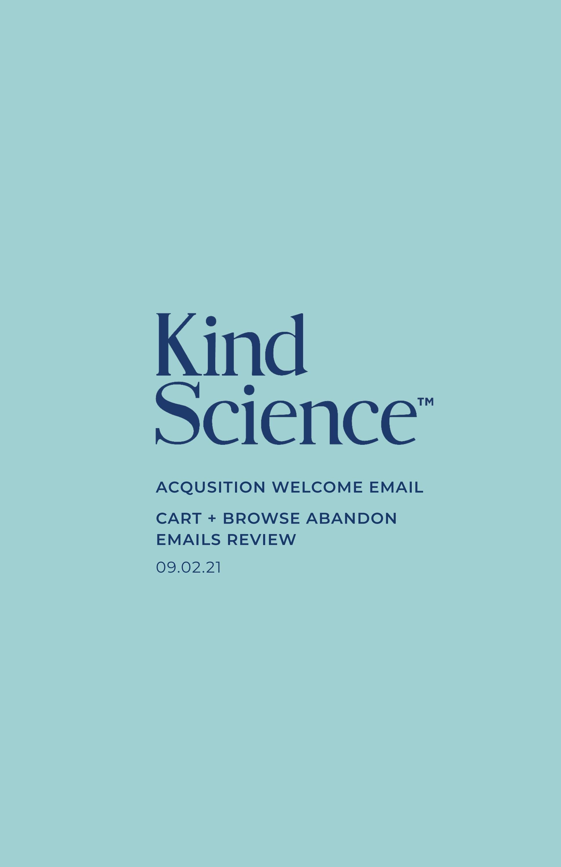 Kind Science Email Campaigns by Victoria Veilleux - Issuu