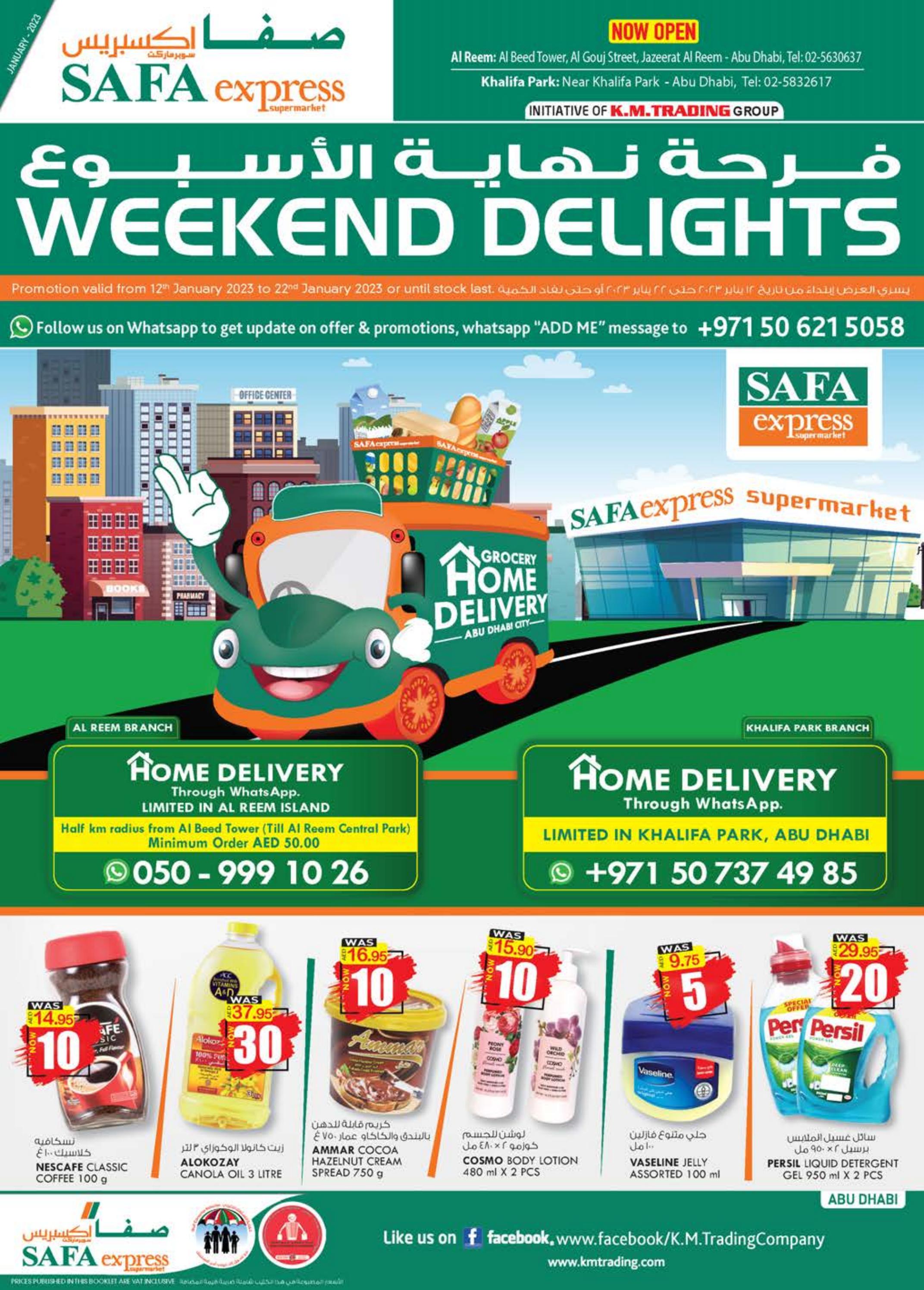 Weekend Delights_Safa Express Khalifa Park & Al Reem_12th January 2023 ...