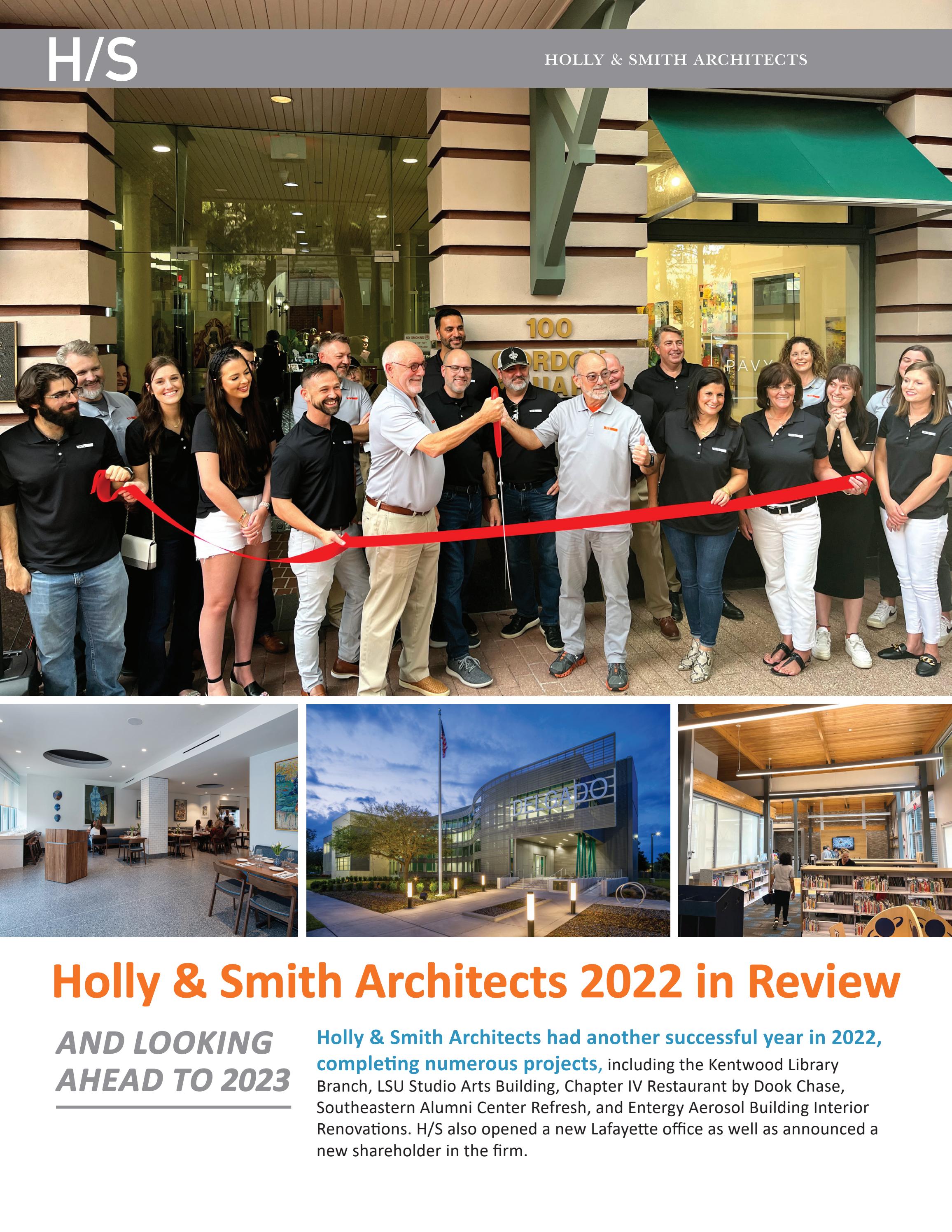 Holly & Smith Architects 2022 in Review and Looking Ahead to 2023 by ...