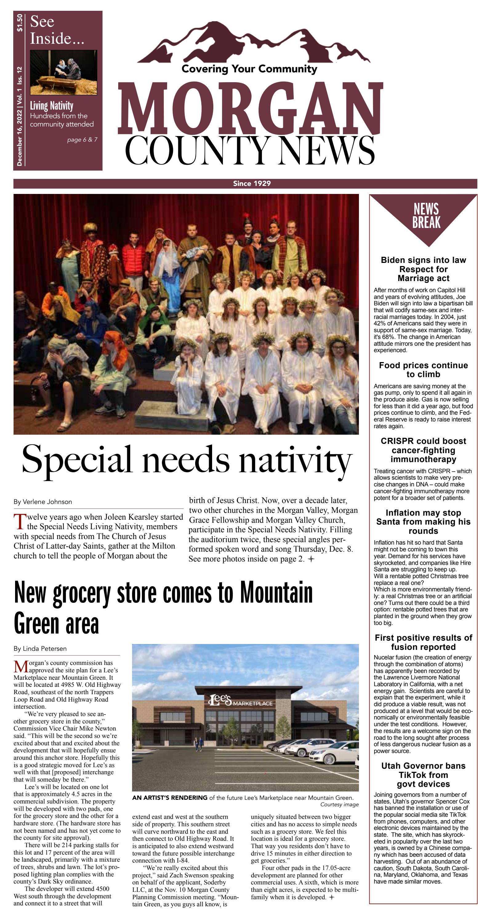 The Morgan County News | December 16, 2022 by The City Journals - Issuu