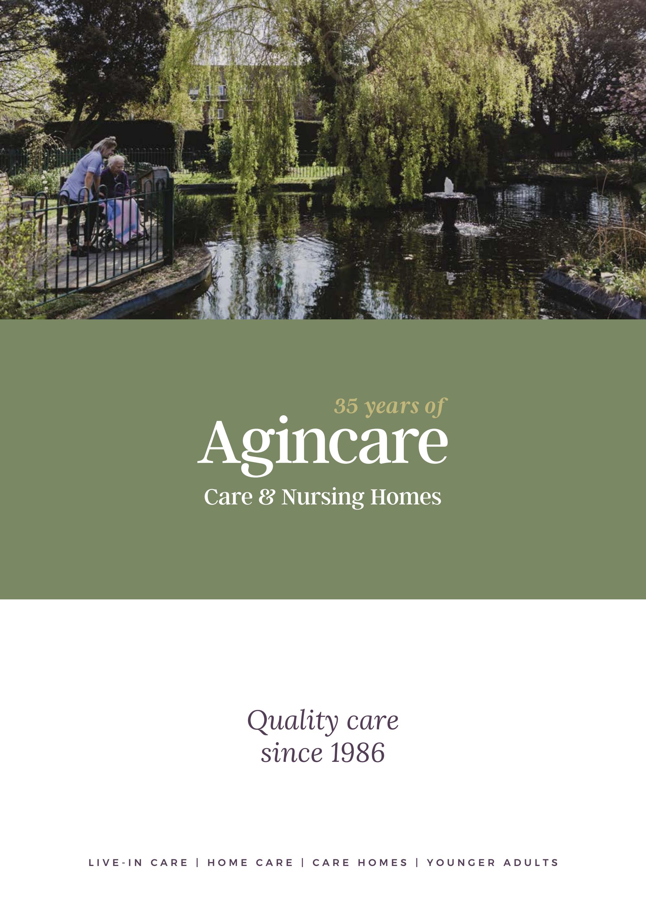 Agincare Care and Nursing Homes Brochure by Agincare - Issuu