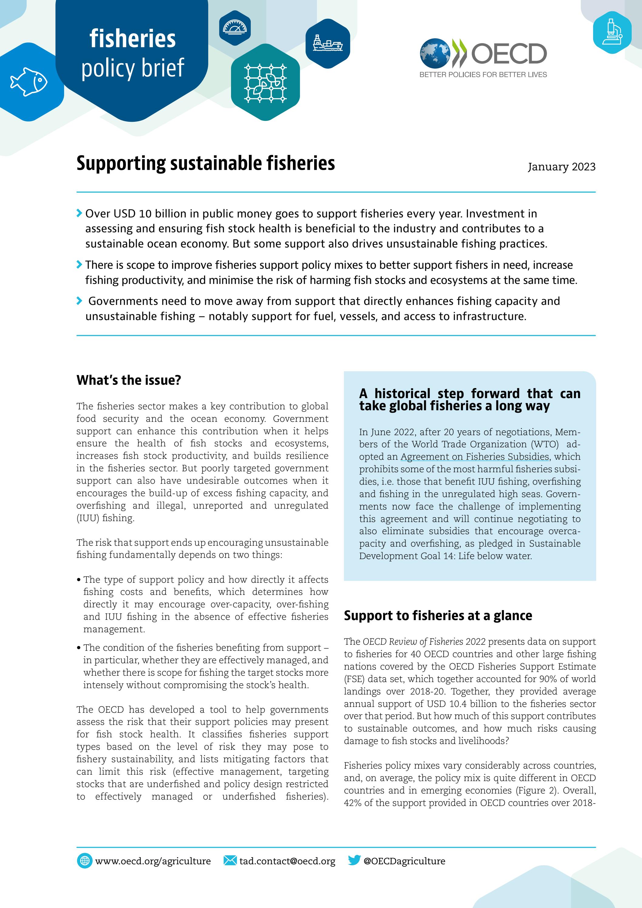 Supporting sustainable fisheries by OECD - Issuu