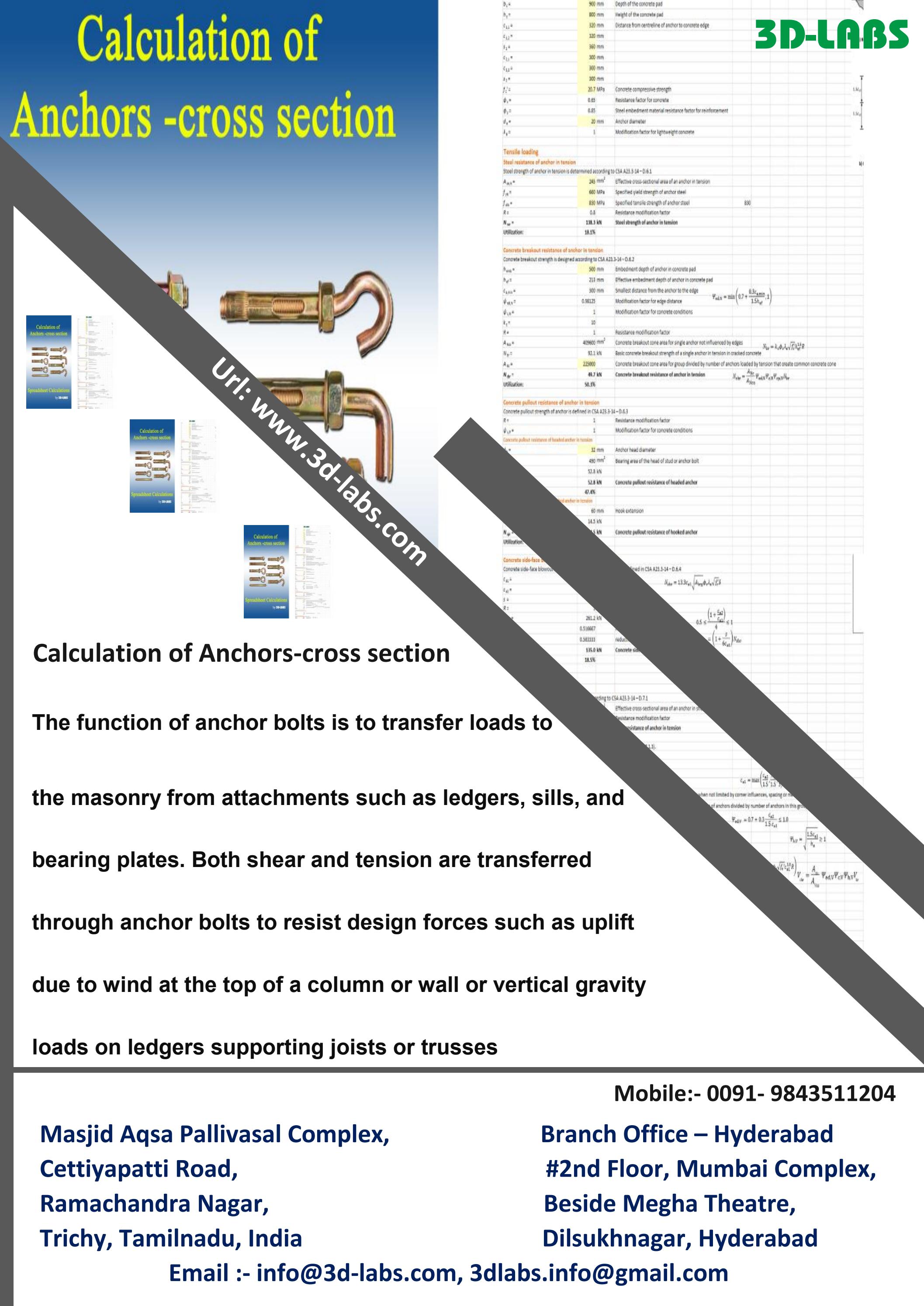 Calculation of Anchors-cross section by Design Manager - Issuu