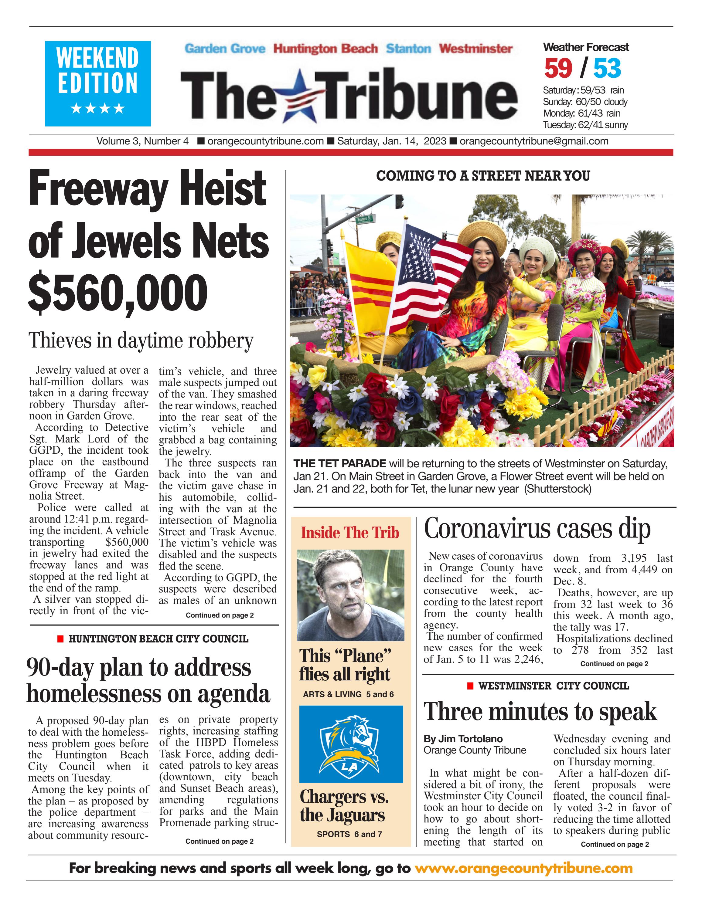 The Orange County Tribune Jan. 14, 2023 by orangecountytribune - Issuu