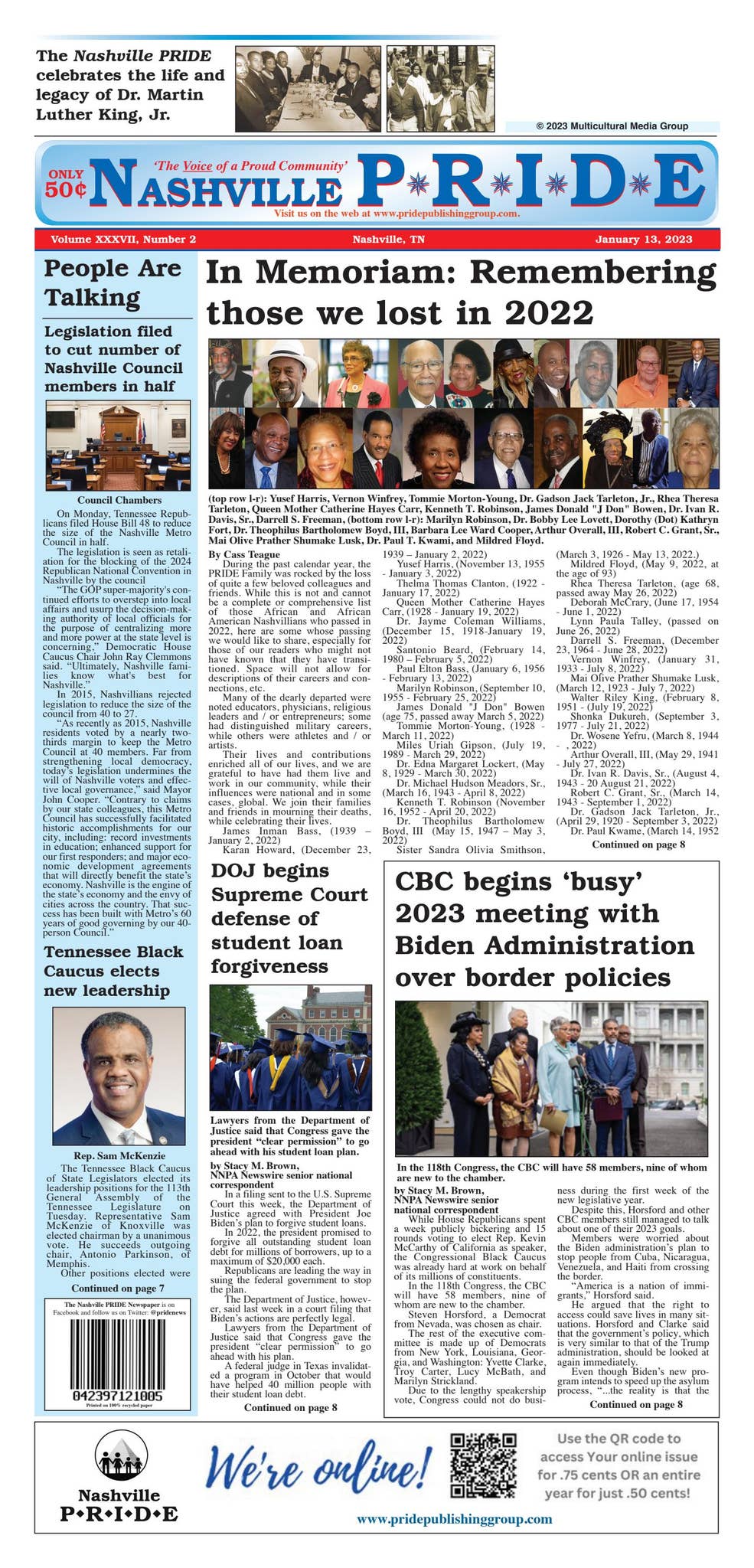 Nashville Pride January 13, 2023 by Nashville Pride Newspaper - Issuu