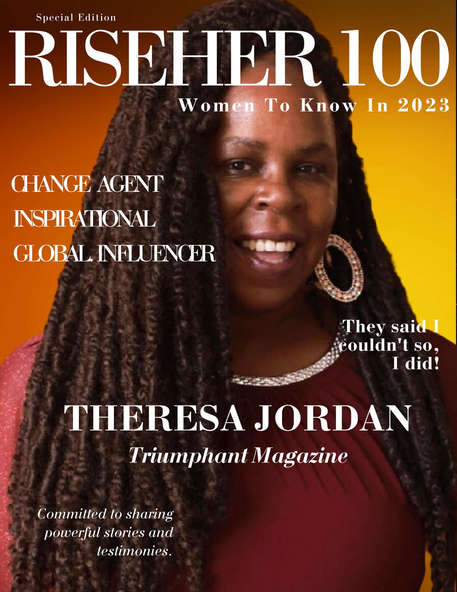 100 WOMEN TO KNOW IN 2023: THERESA JORDAN by RiseHer Network Media - Issuu