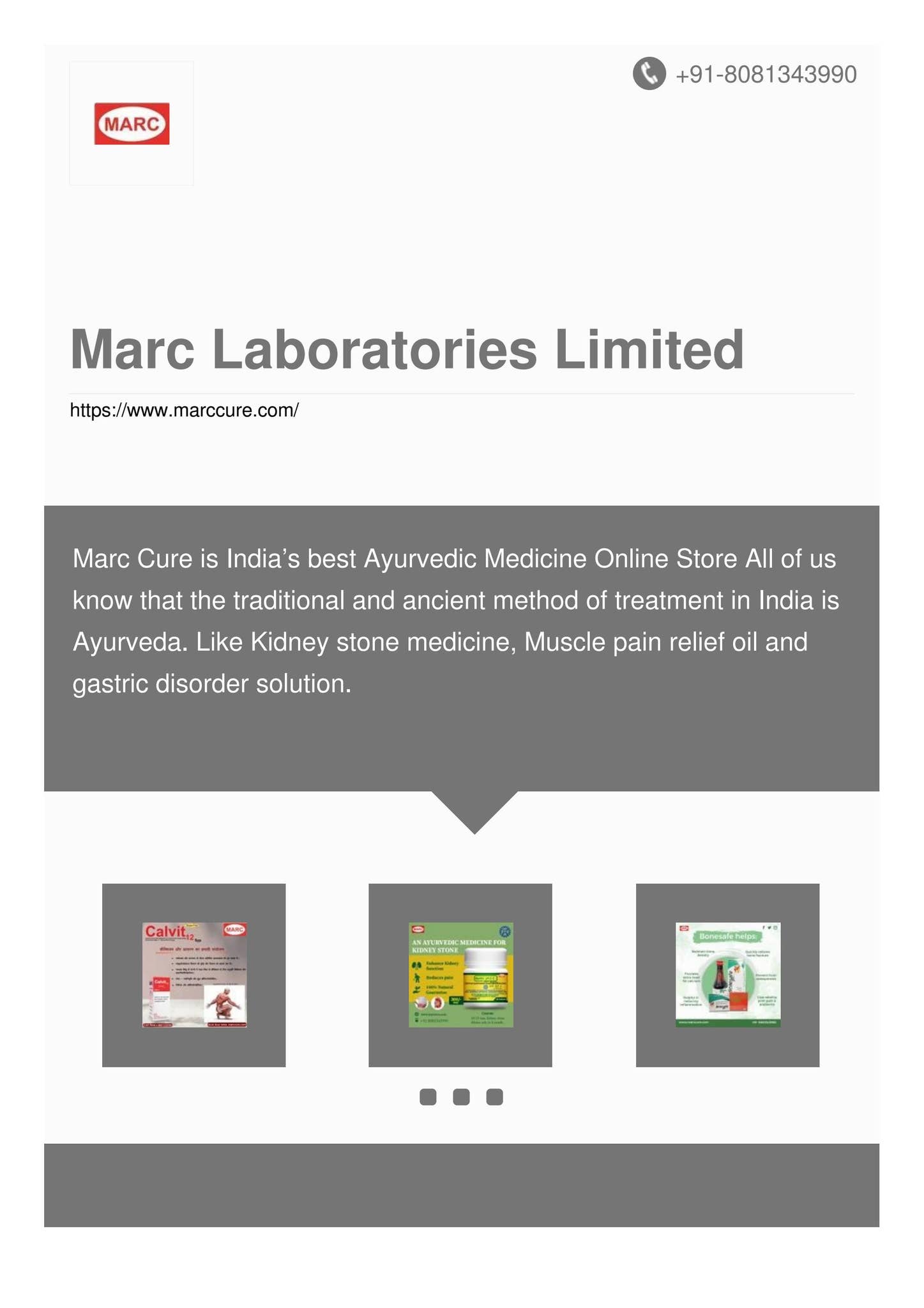 Marc laboratories ltd | Products and Services by Marc Cure - Issuu