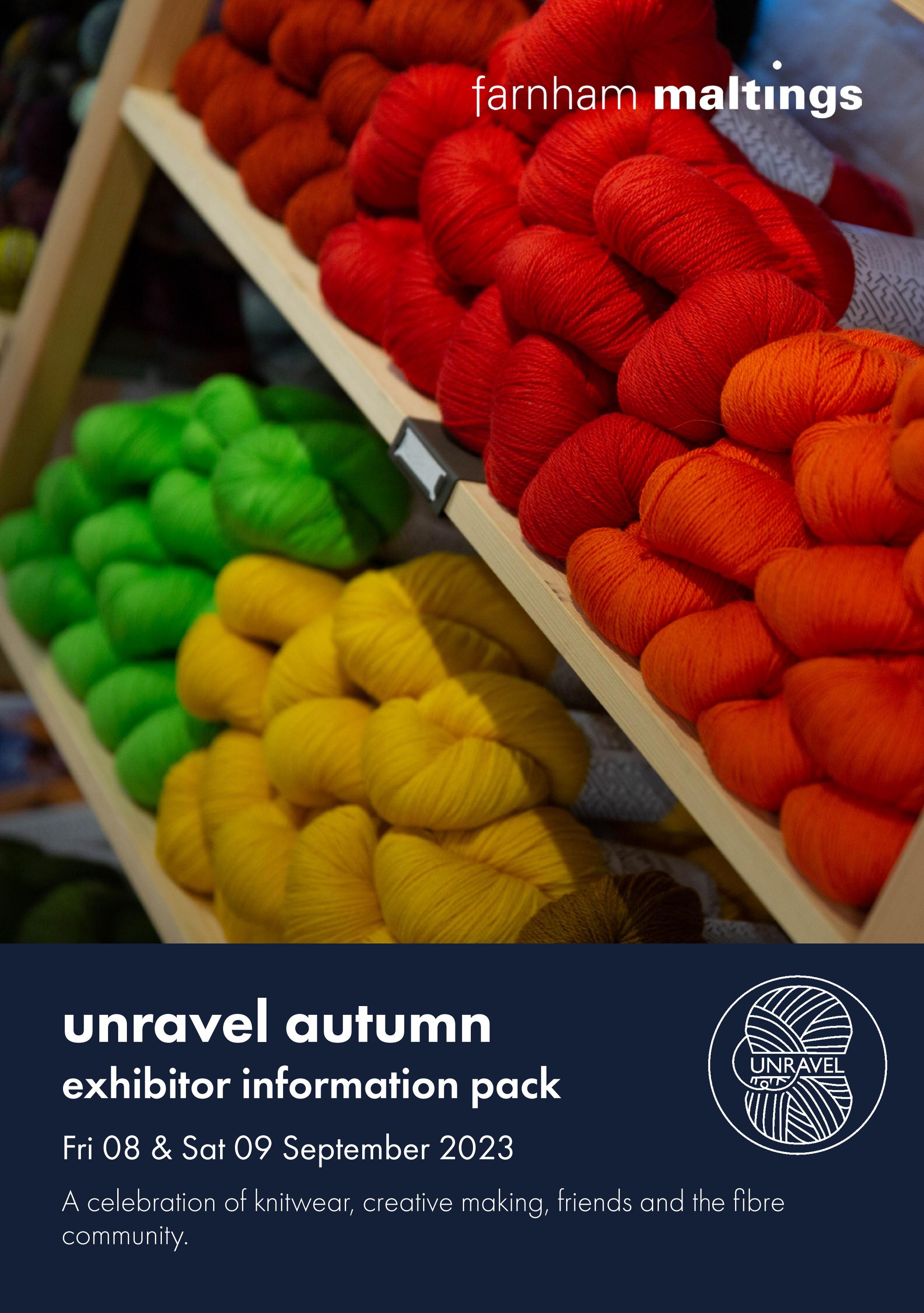 unravel autumn 2023 exhibitor pack by farnham maltings - Issuu