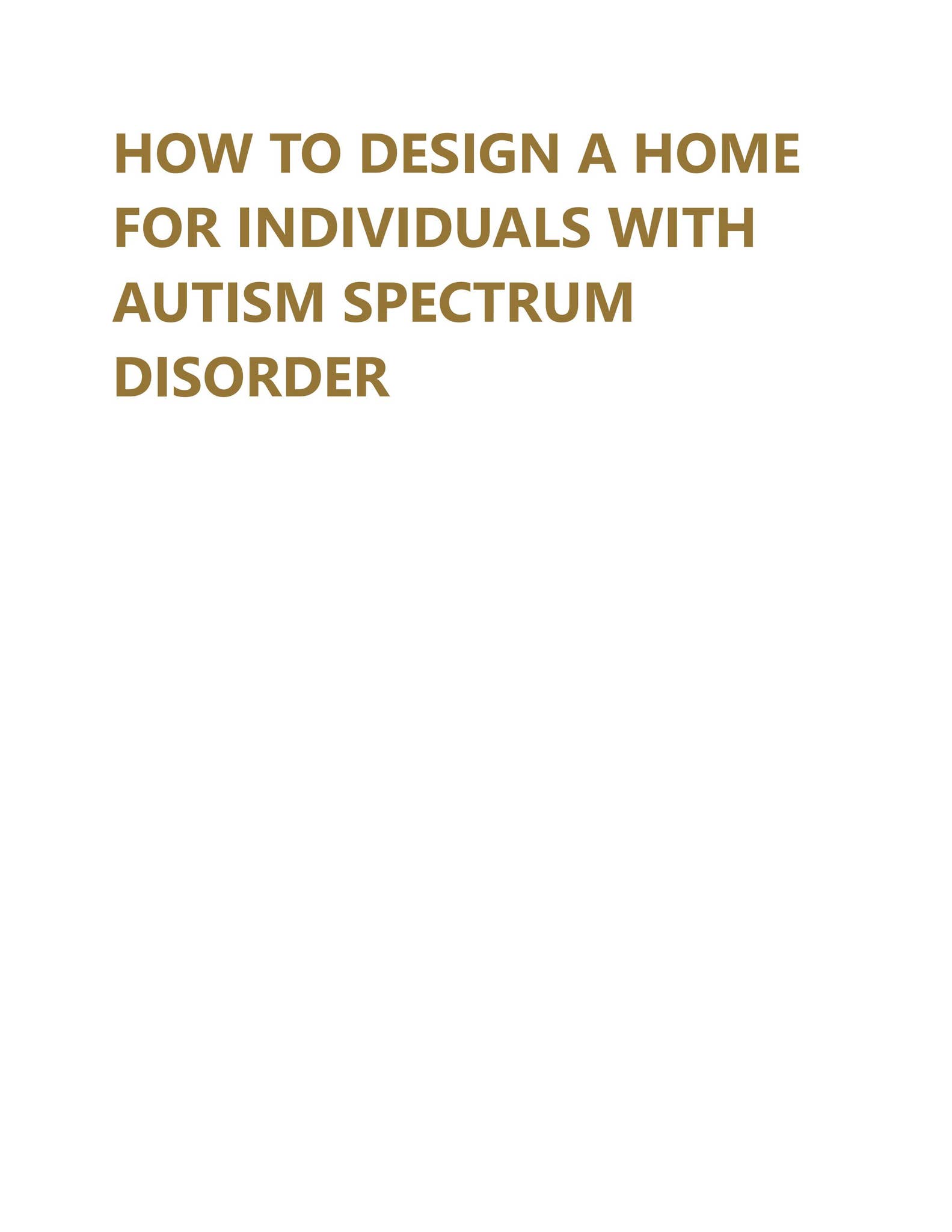 Why is Autism-Friendly Design Important? by Fielding International - Issuu