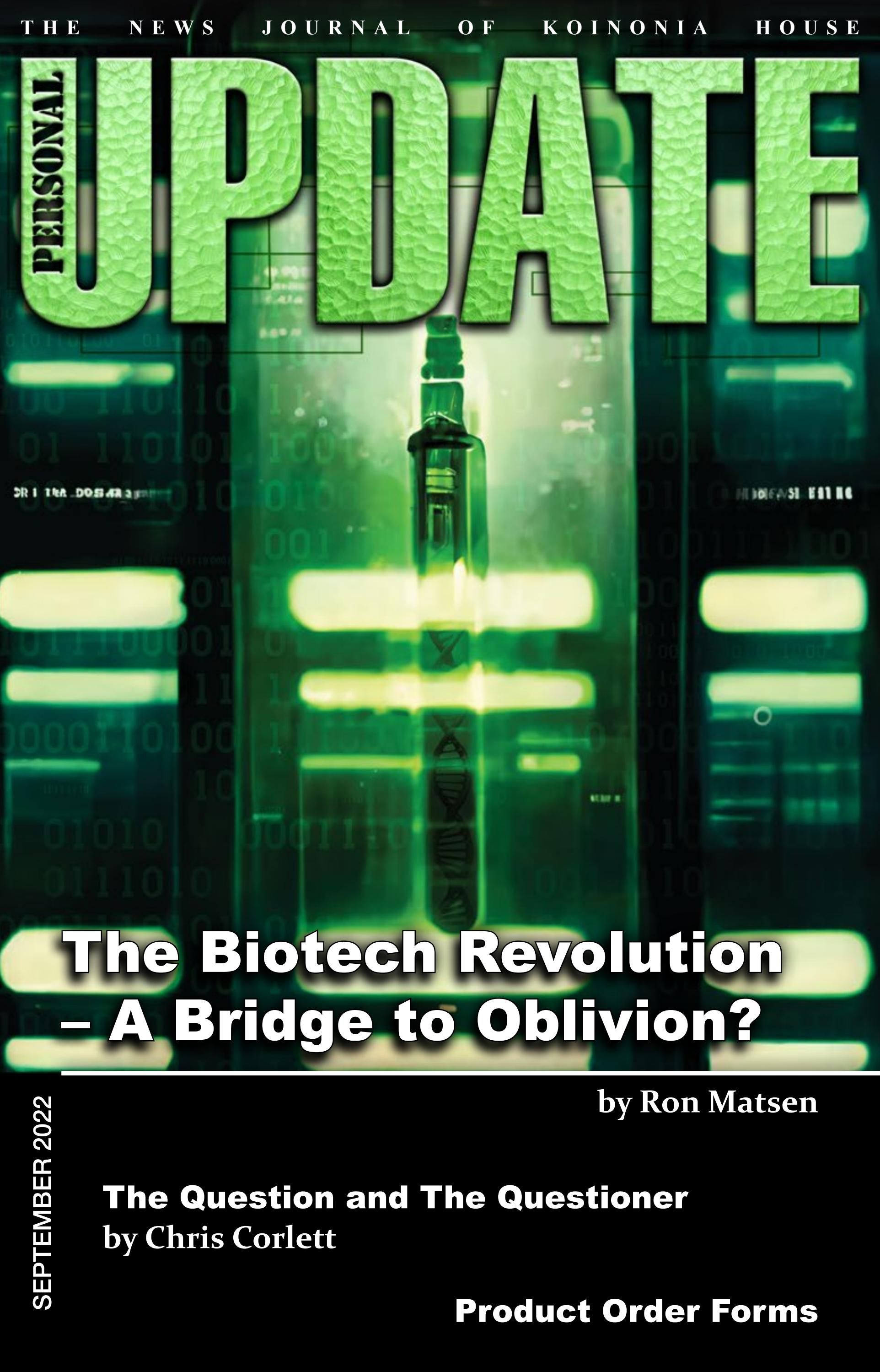 Personal Update, September 2022 by Koinonia House - Issuu