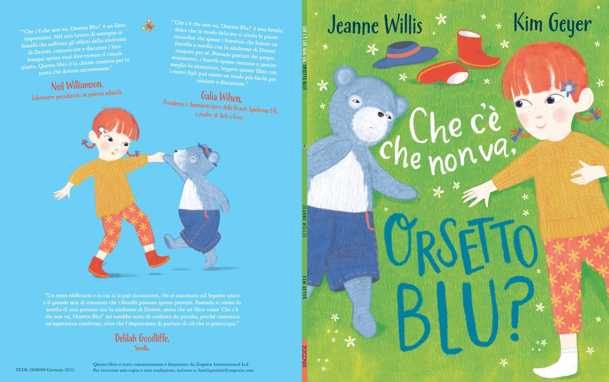 Blue Bear story book for siblings by axenso - Issuu