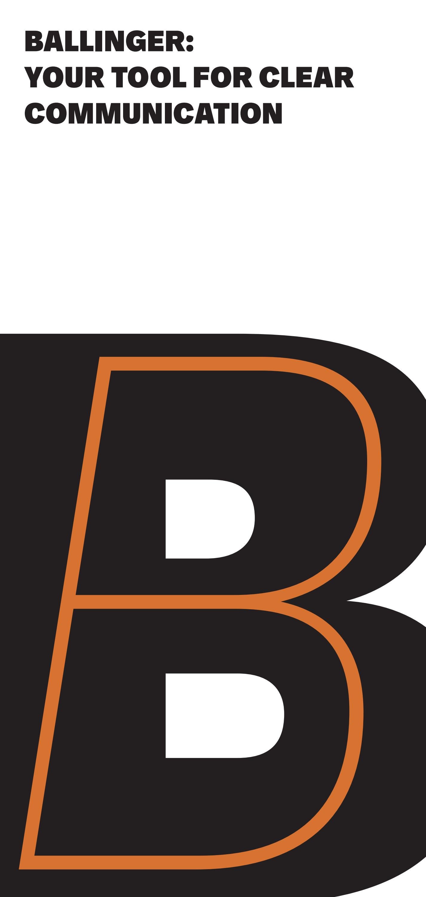 Ballinger: Your tool for clear communication by ishuusagi - Issuu