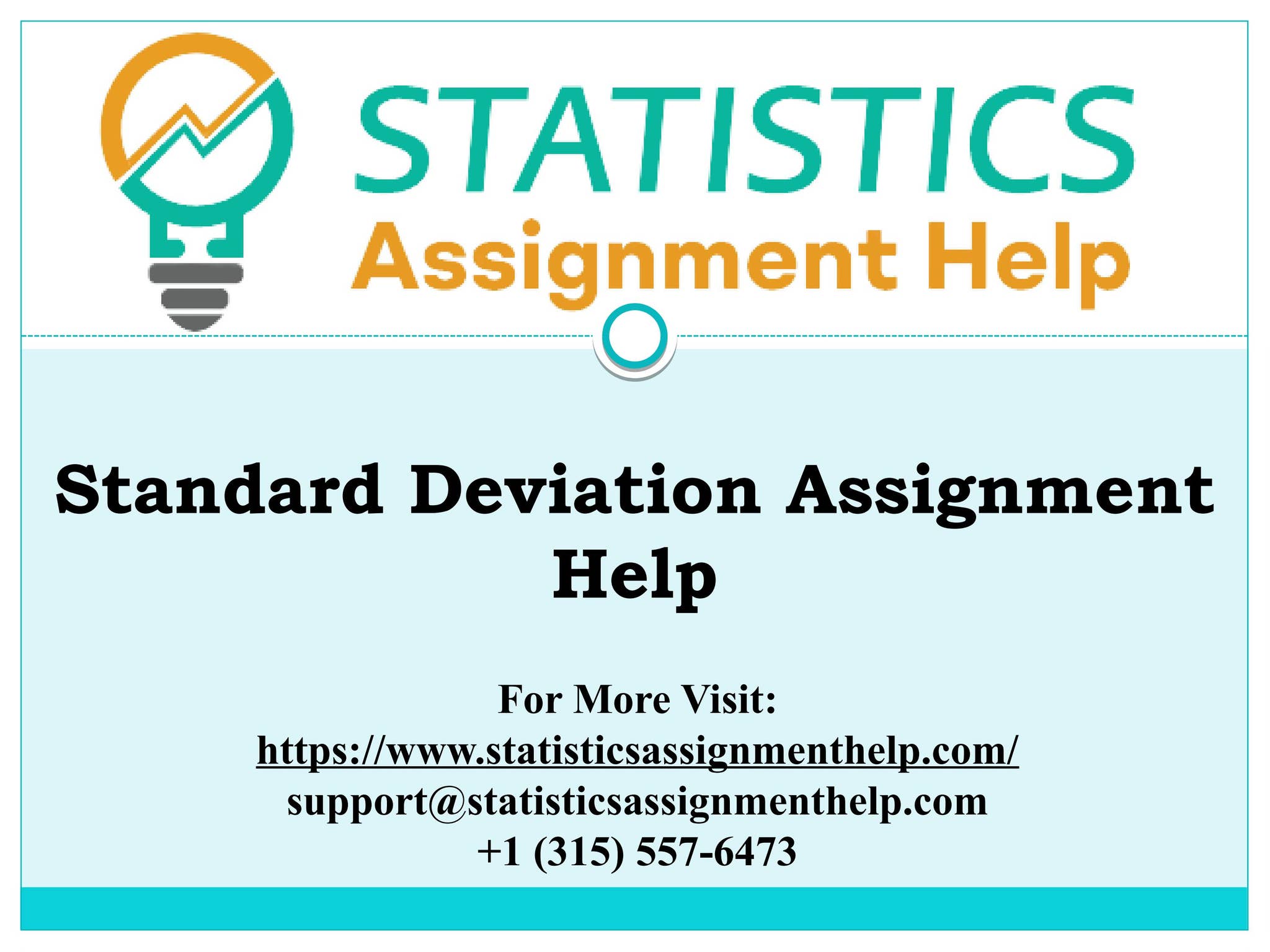 Standard Deviation Assignment Help by Statistics Assignment Help - Issuu