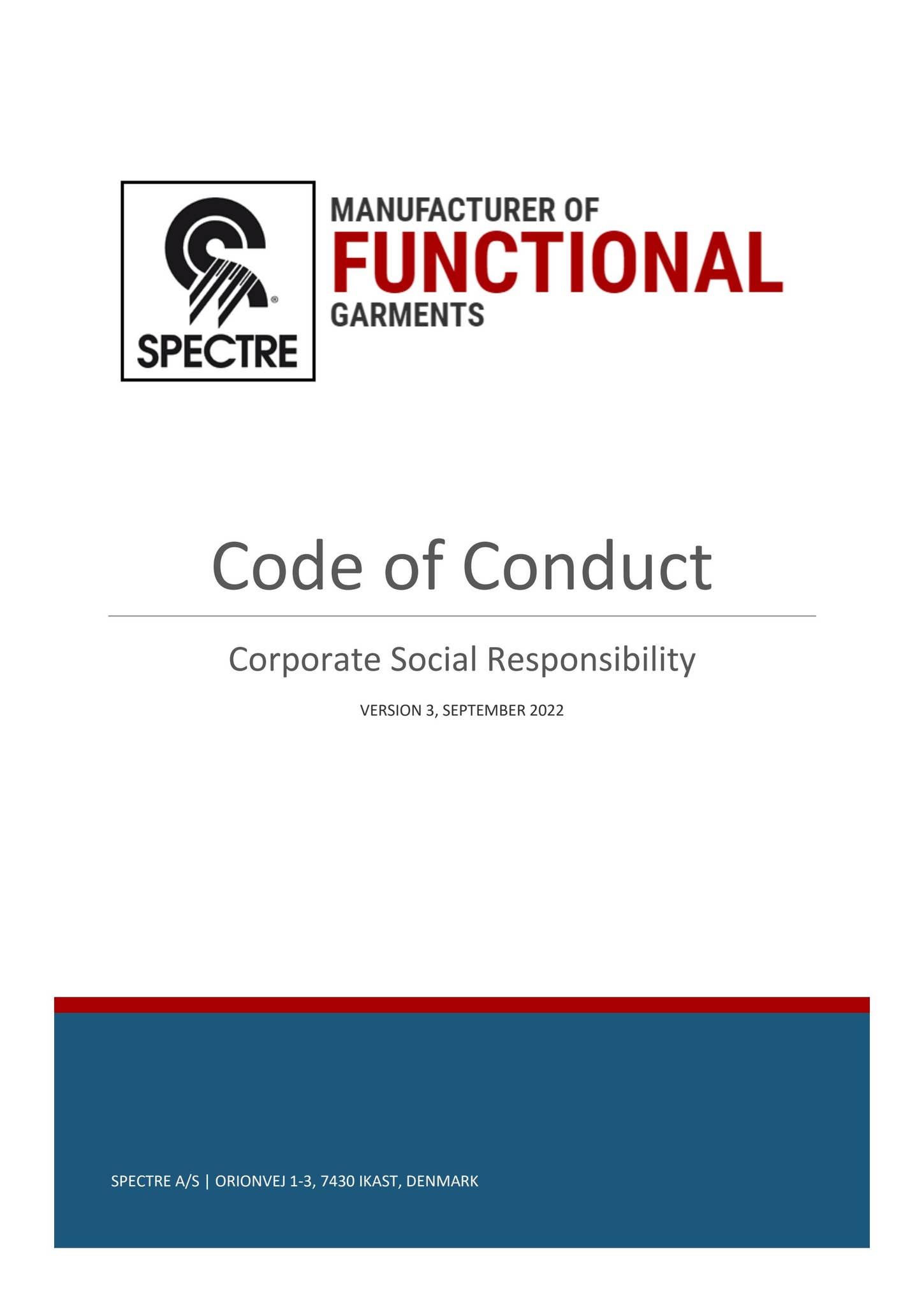 SPECTRE Code of Conduct by spectre - Issuu