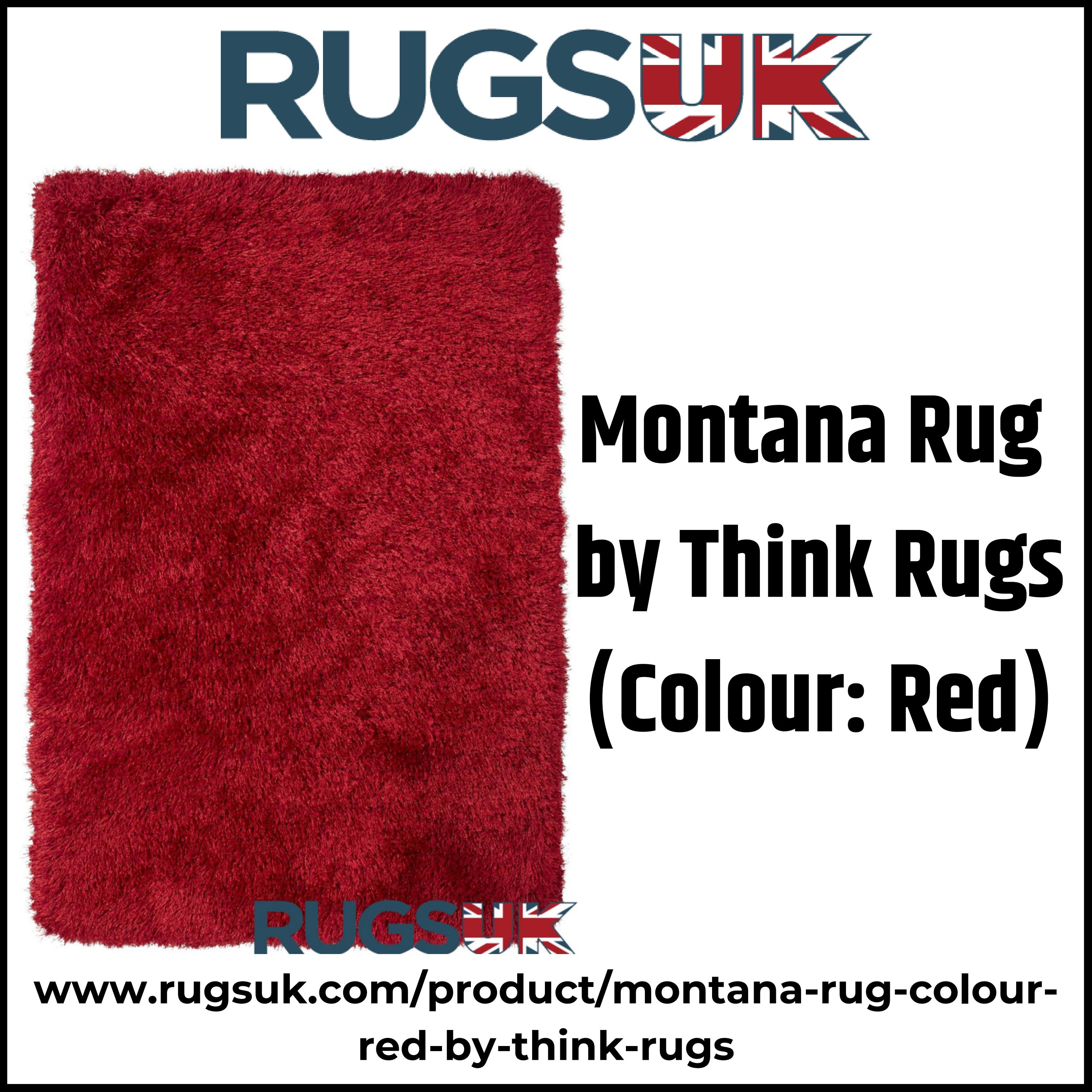 Montana Rug by Think Rugs in Red Colour by Rugs UK - Issuu