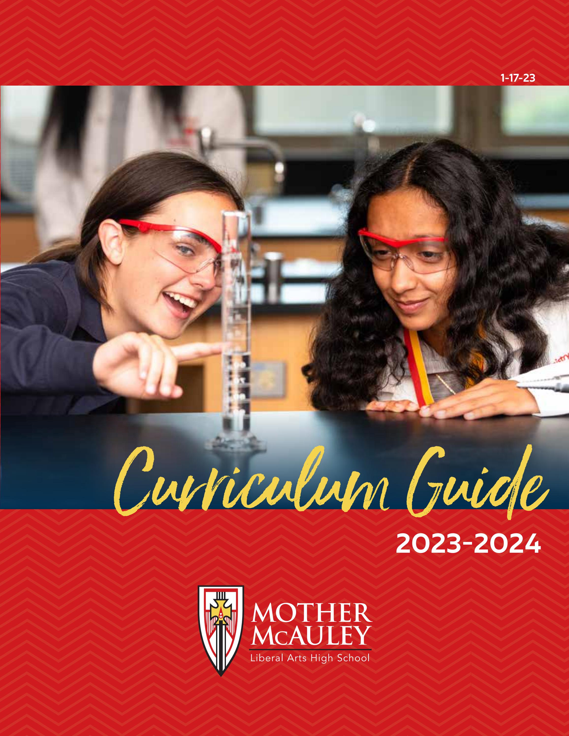 Curriculum Guide for 2023-2024 School Year by MotherMcAuley - Issuu